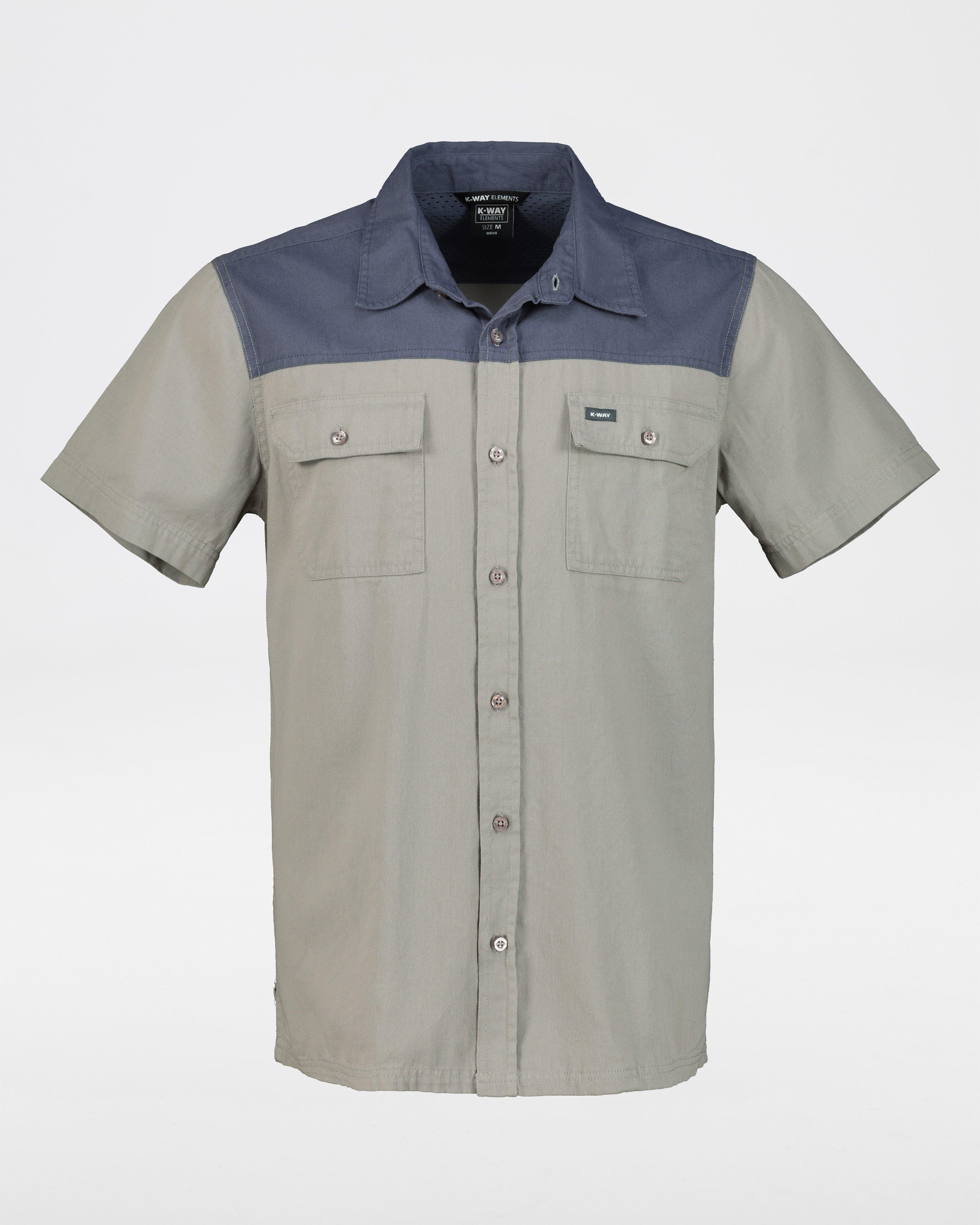 K-Way Men’s Elements Safari Heavyweight Short Sleeve Shirt
