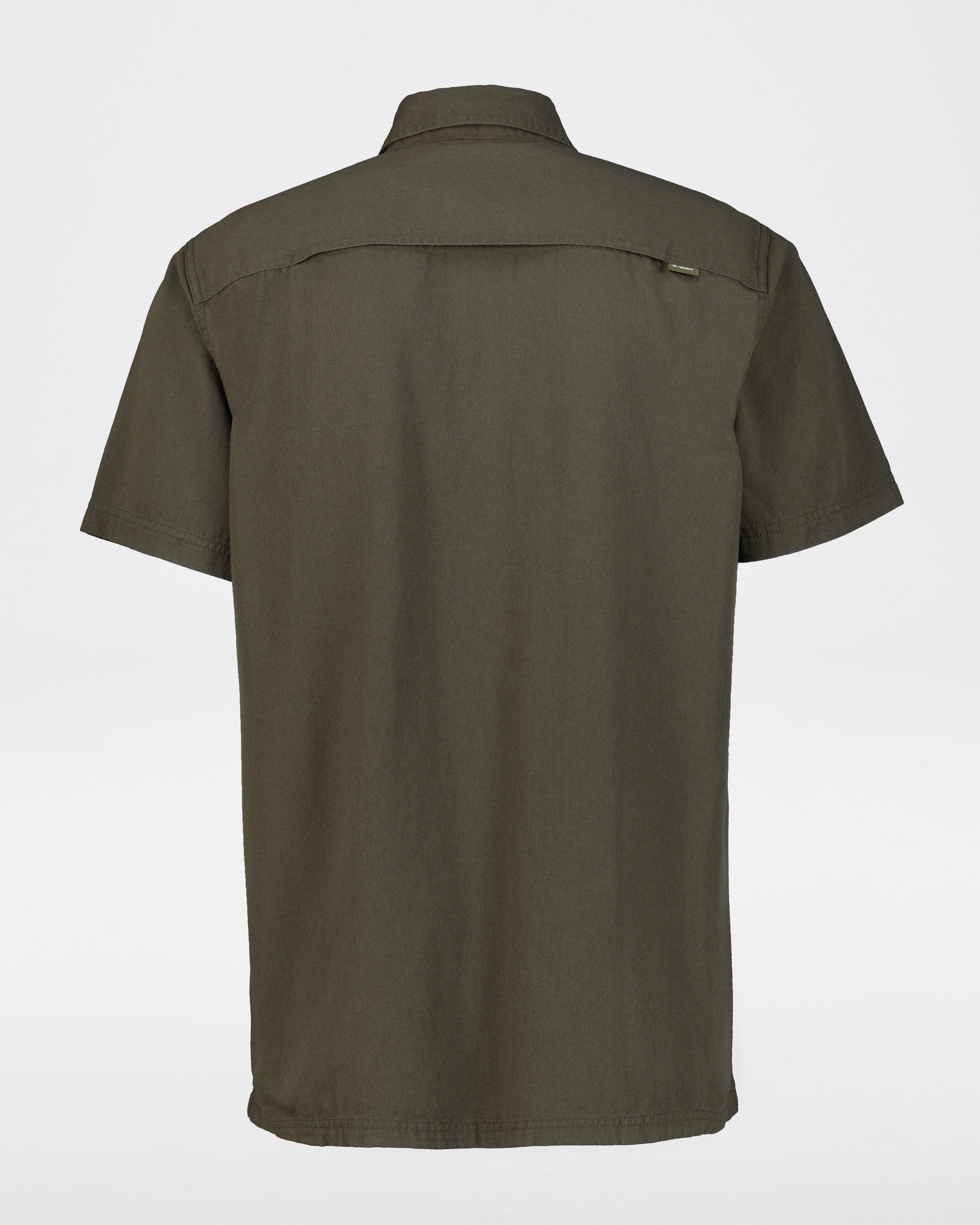 K-Way Men’s Elements Safari Heavyweight Short Sleeve Shirt