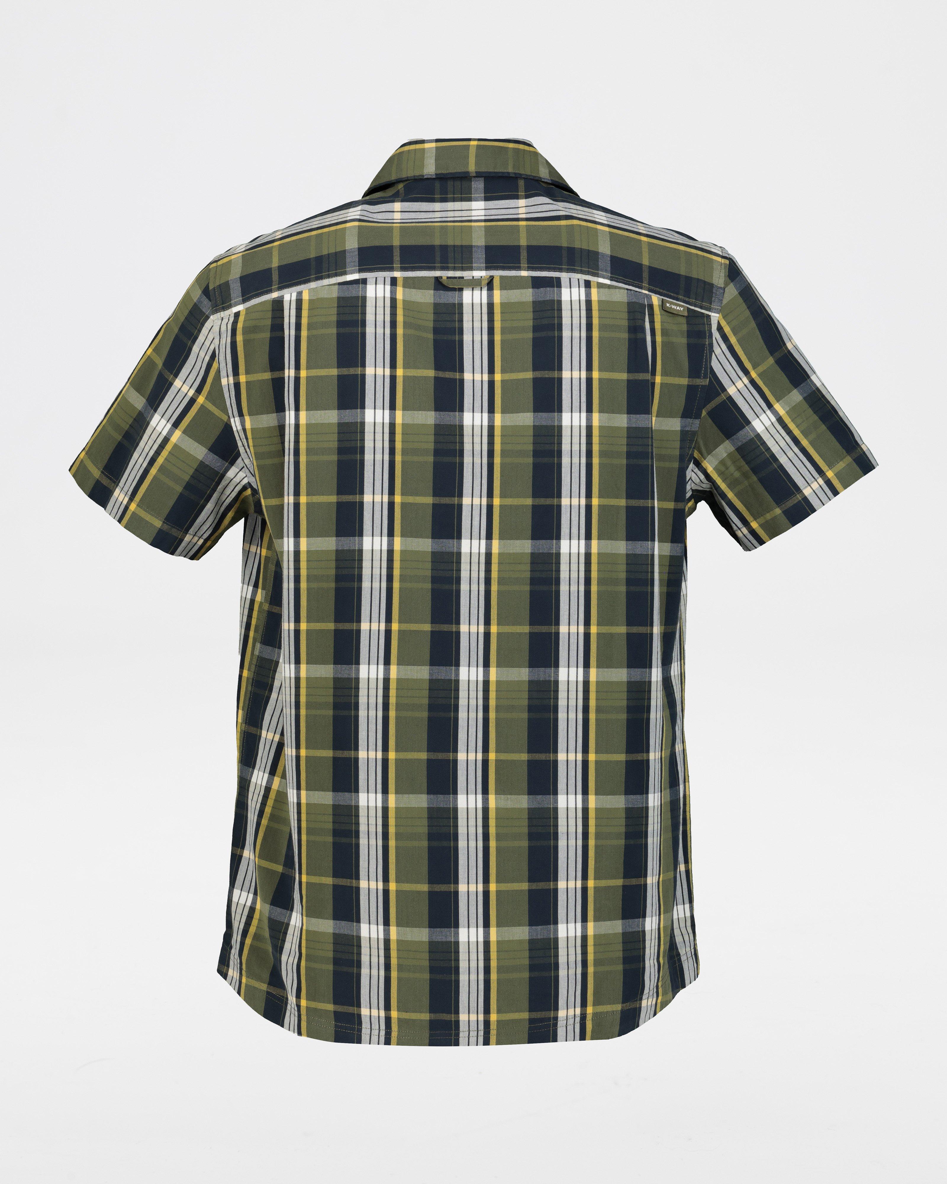 K-Way Elements Men’s Check Short Sleeve Shirt | Last Chance