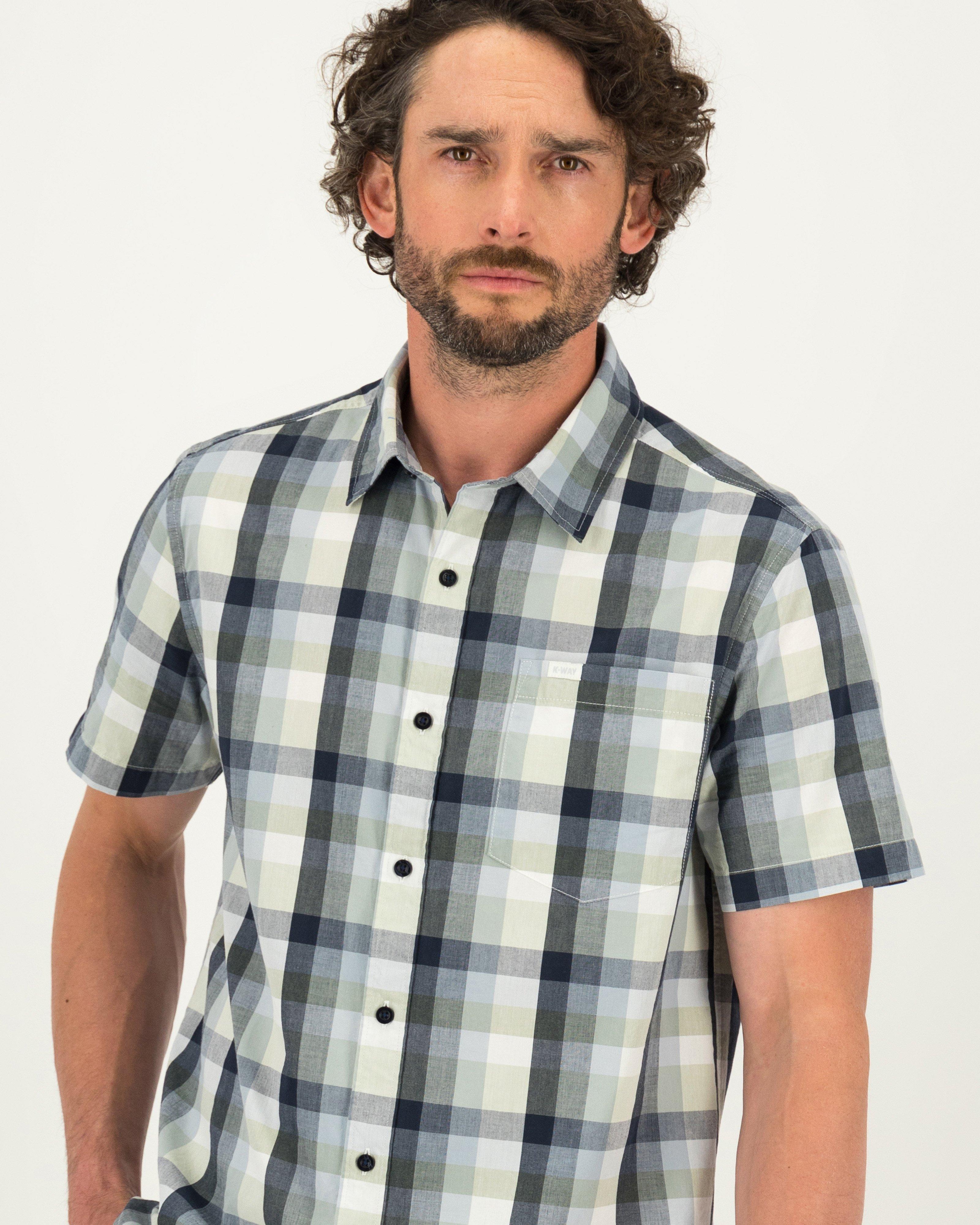 K-Way Elements Men’s Check Short Sleeve Shirt