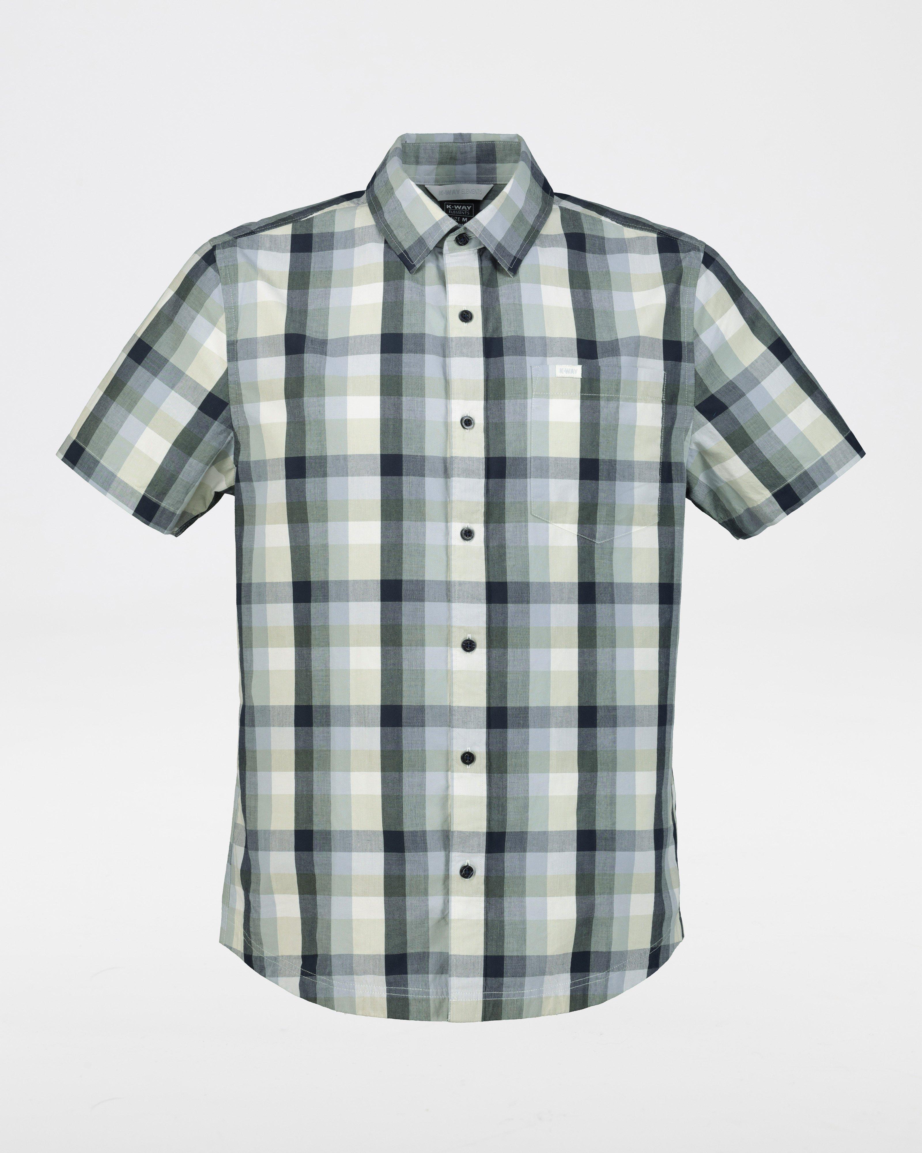 K-Way Elements Men’s Check Short Sleeve Shirt