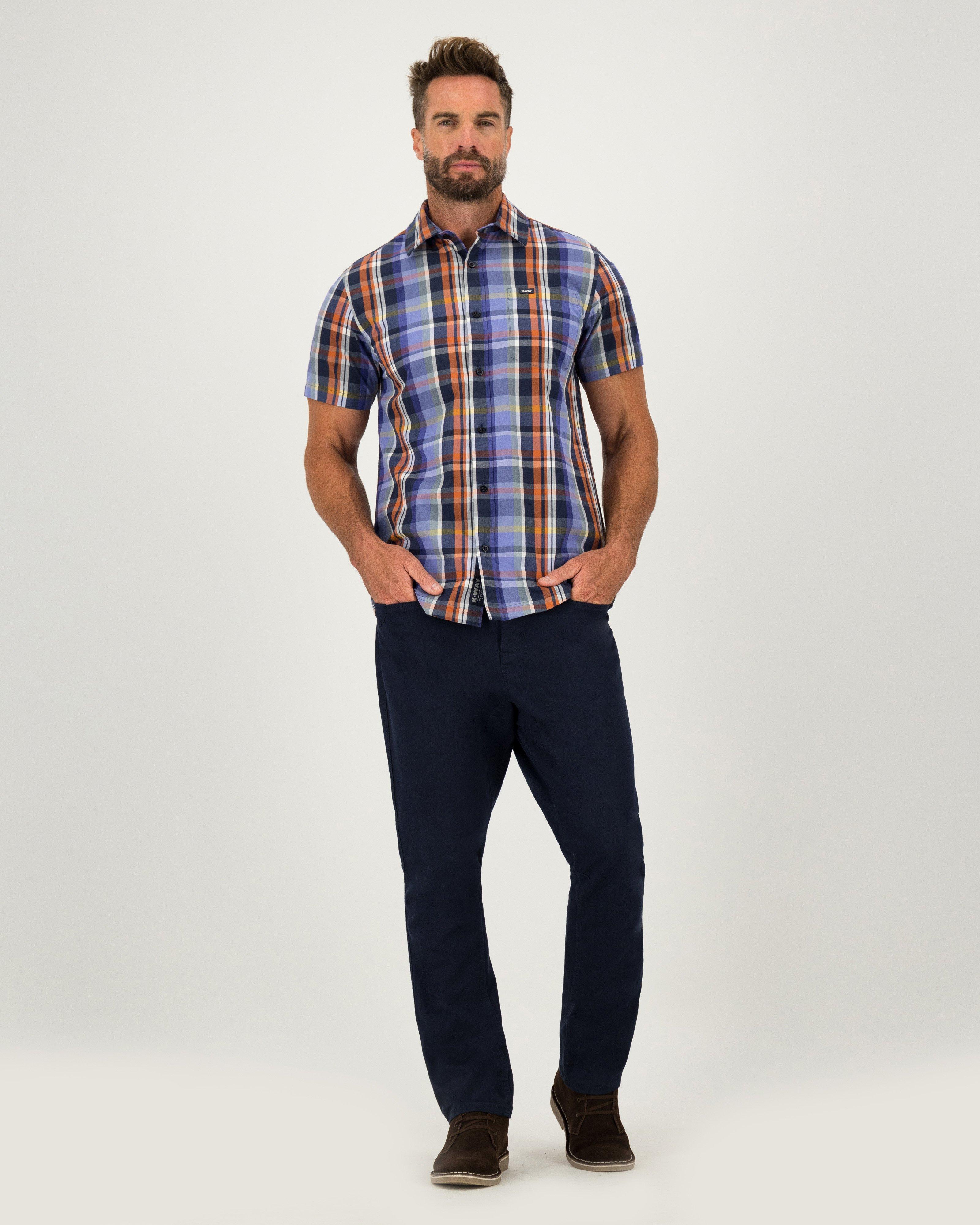 K-Way Elements Men’s Check Short Sleeve Shirt