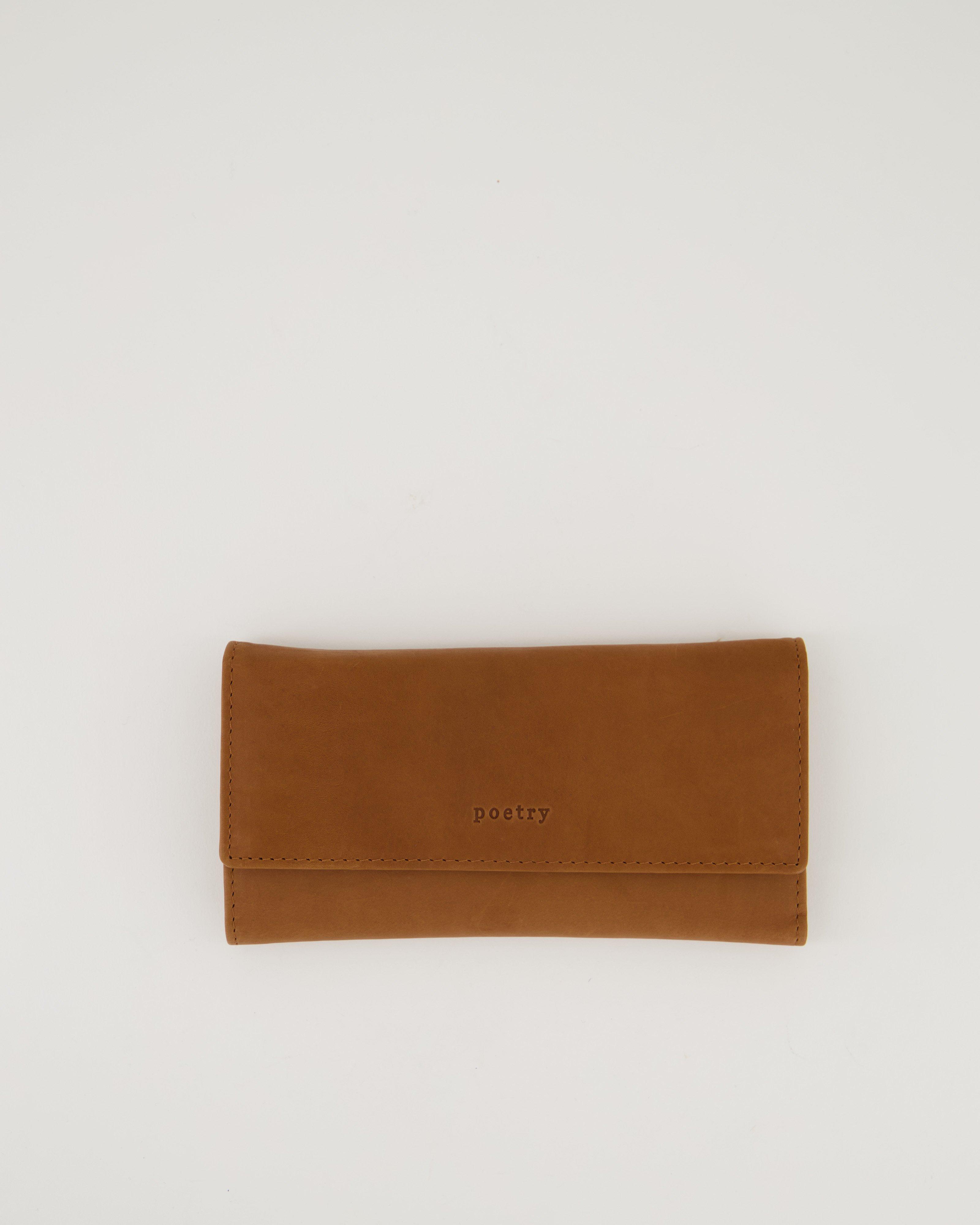 Sonia Structured Leather Wallet - Poetry Clothing Store