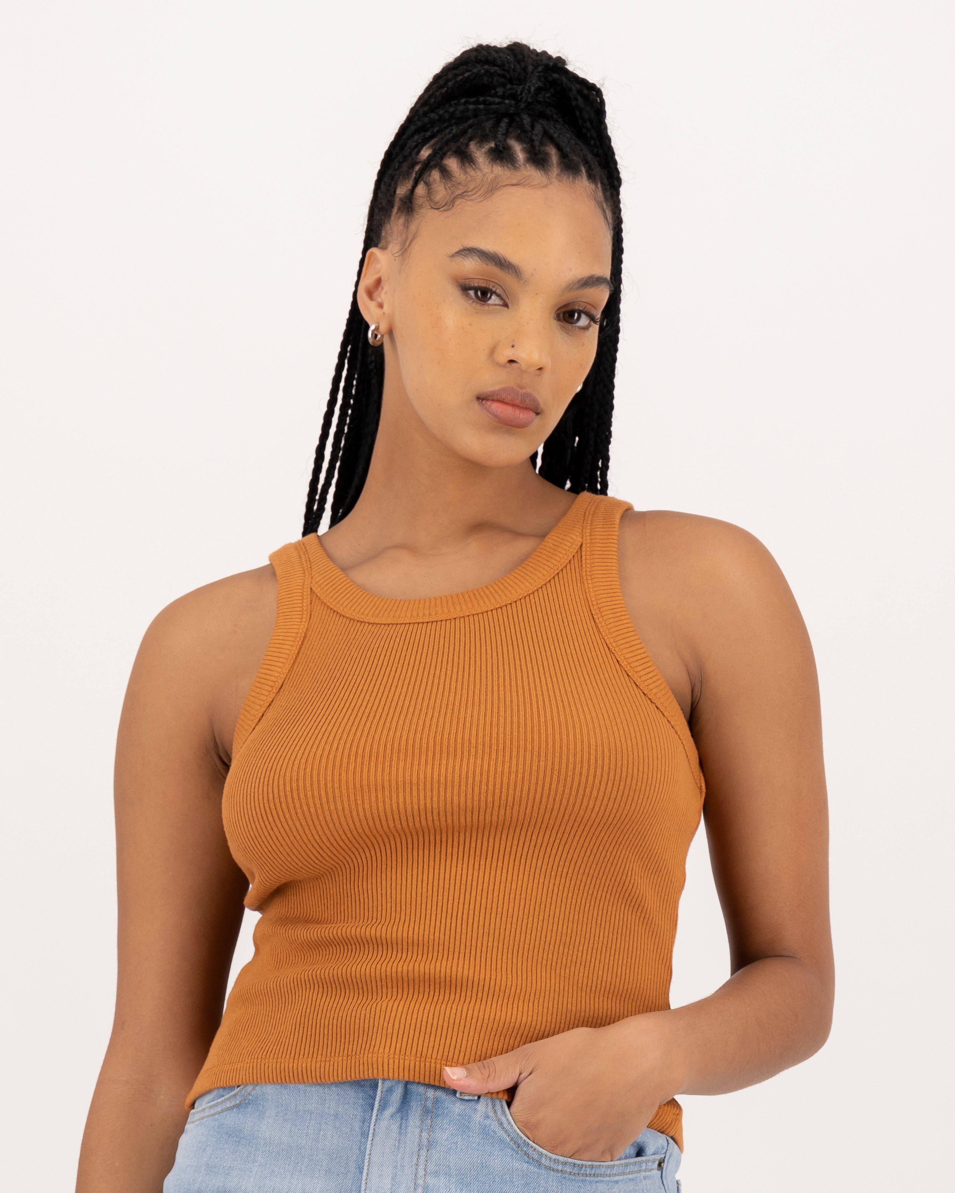 Women’s Evella Ribbed Cami | Old Khaki