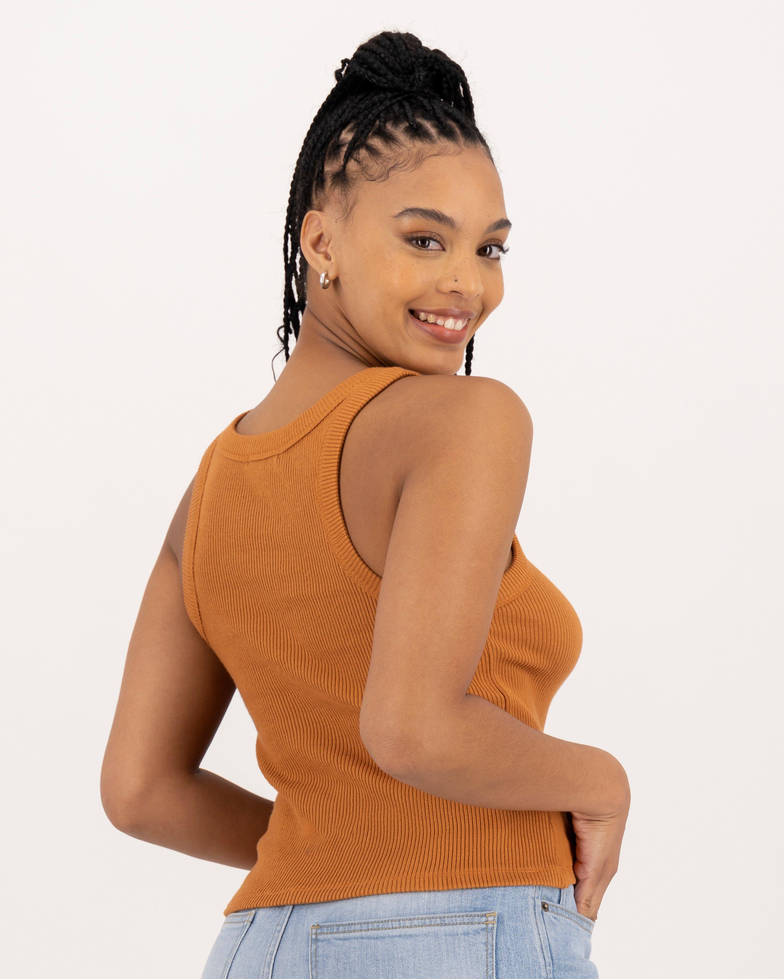 Women’s Evella Ribbed Cami | Old Khaki