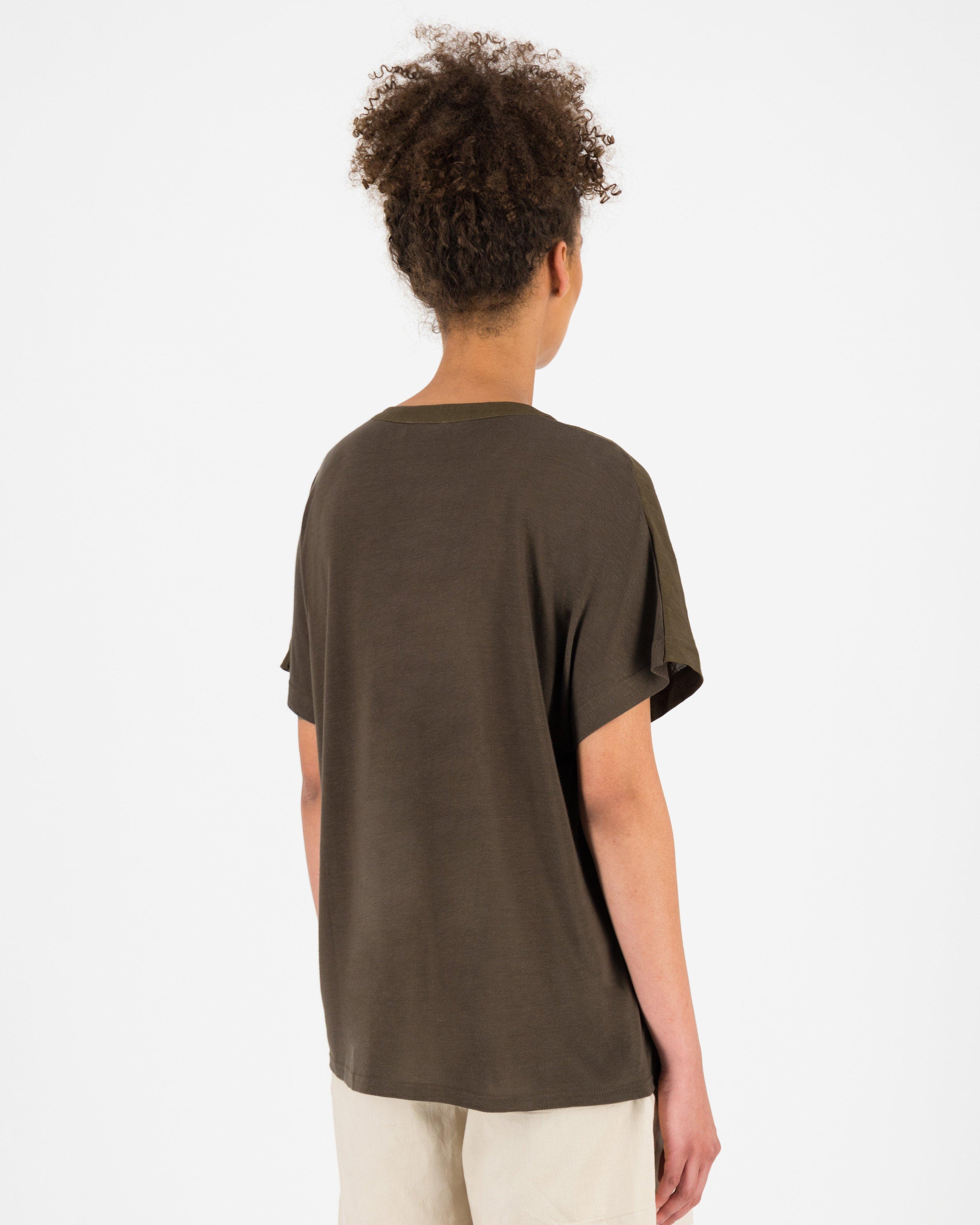 Rare Earth Women's Hannah Linen Knit Blouse