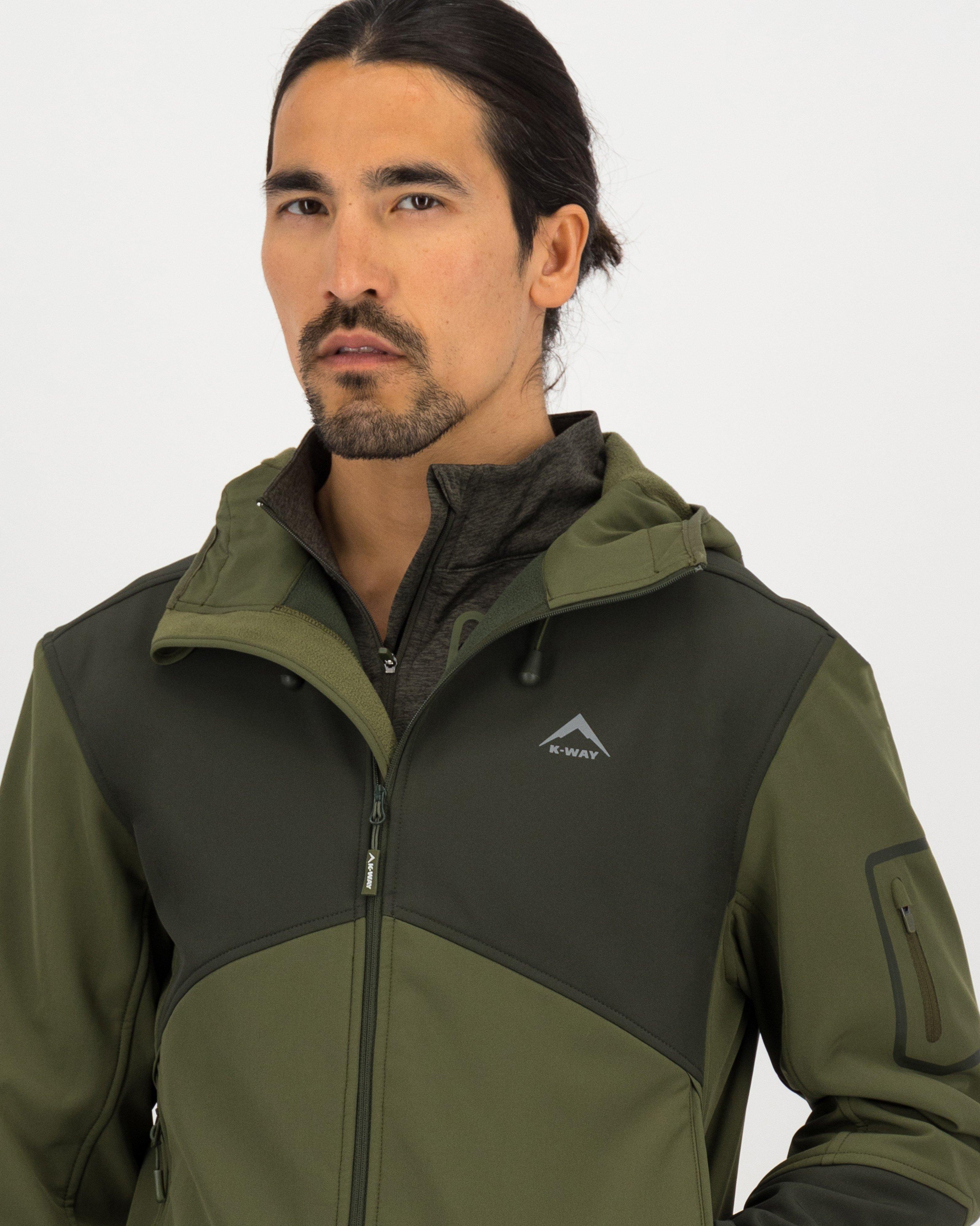 K-Way Men's Benji Softshell Hoodie