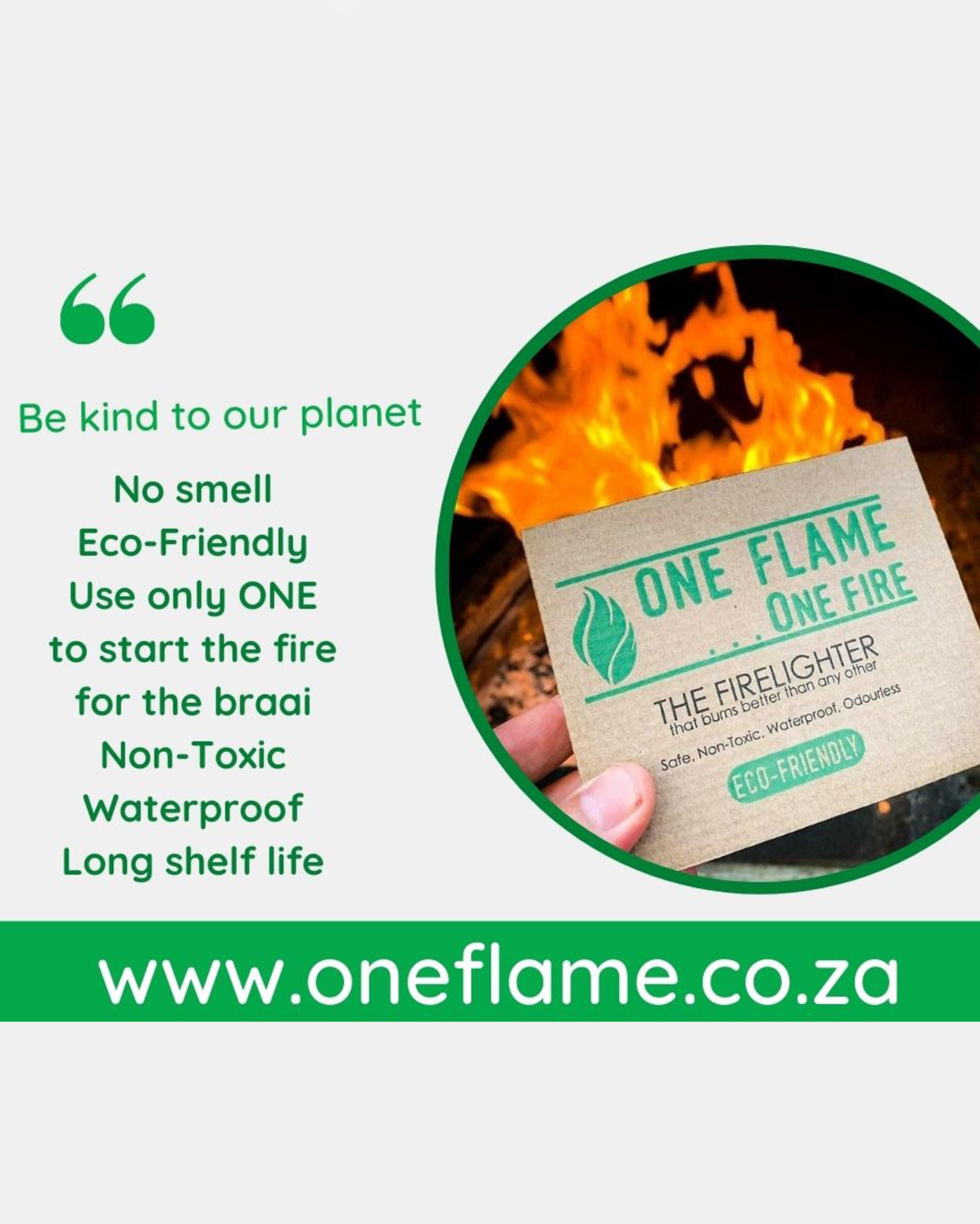 One Flame One Fire Firelighters Sixpack