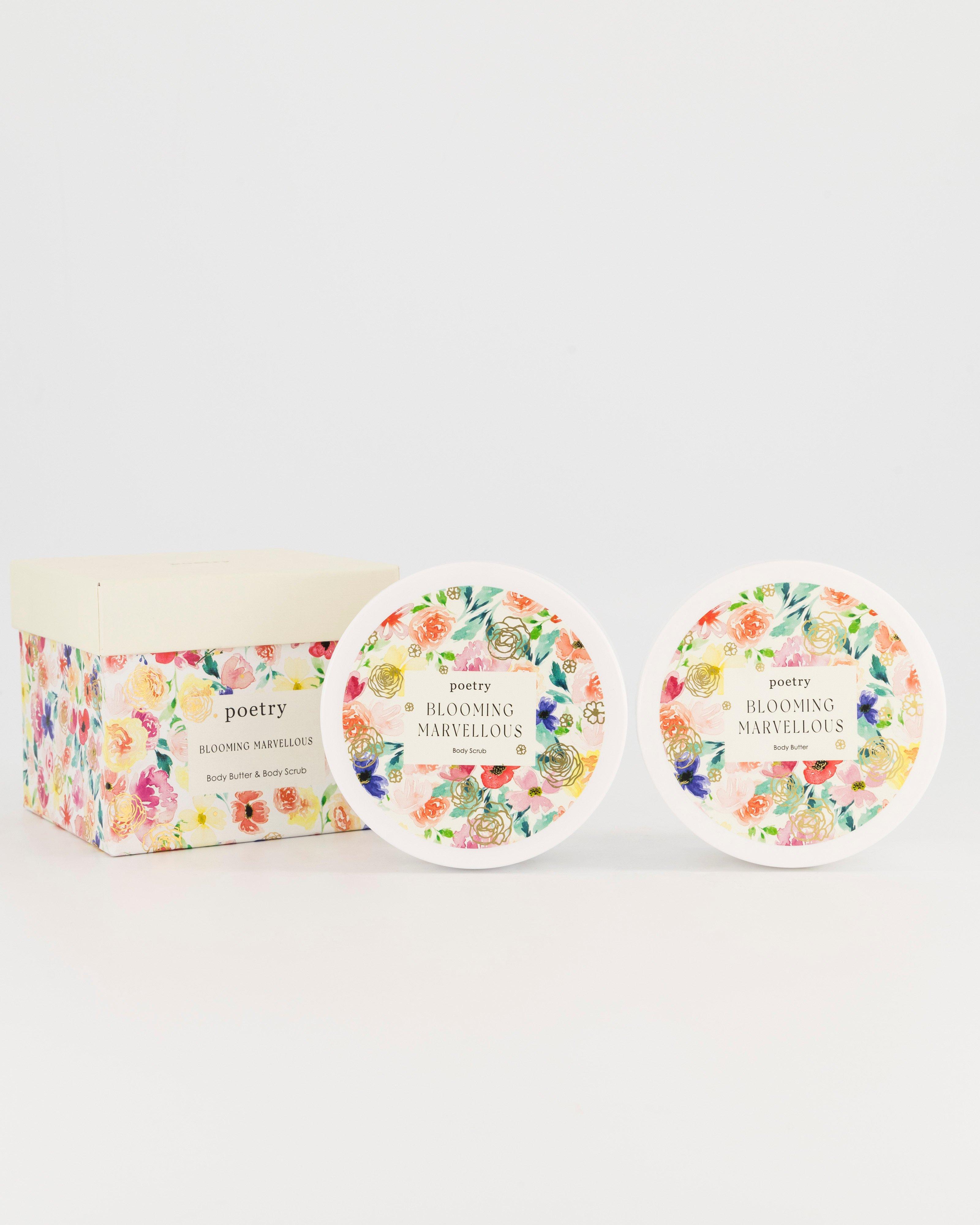 Blooming Marvelous Body Butter-Body Scrub Gift Set - Poetry Clothing Store