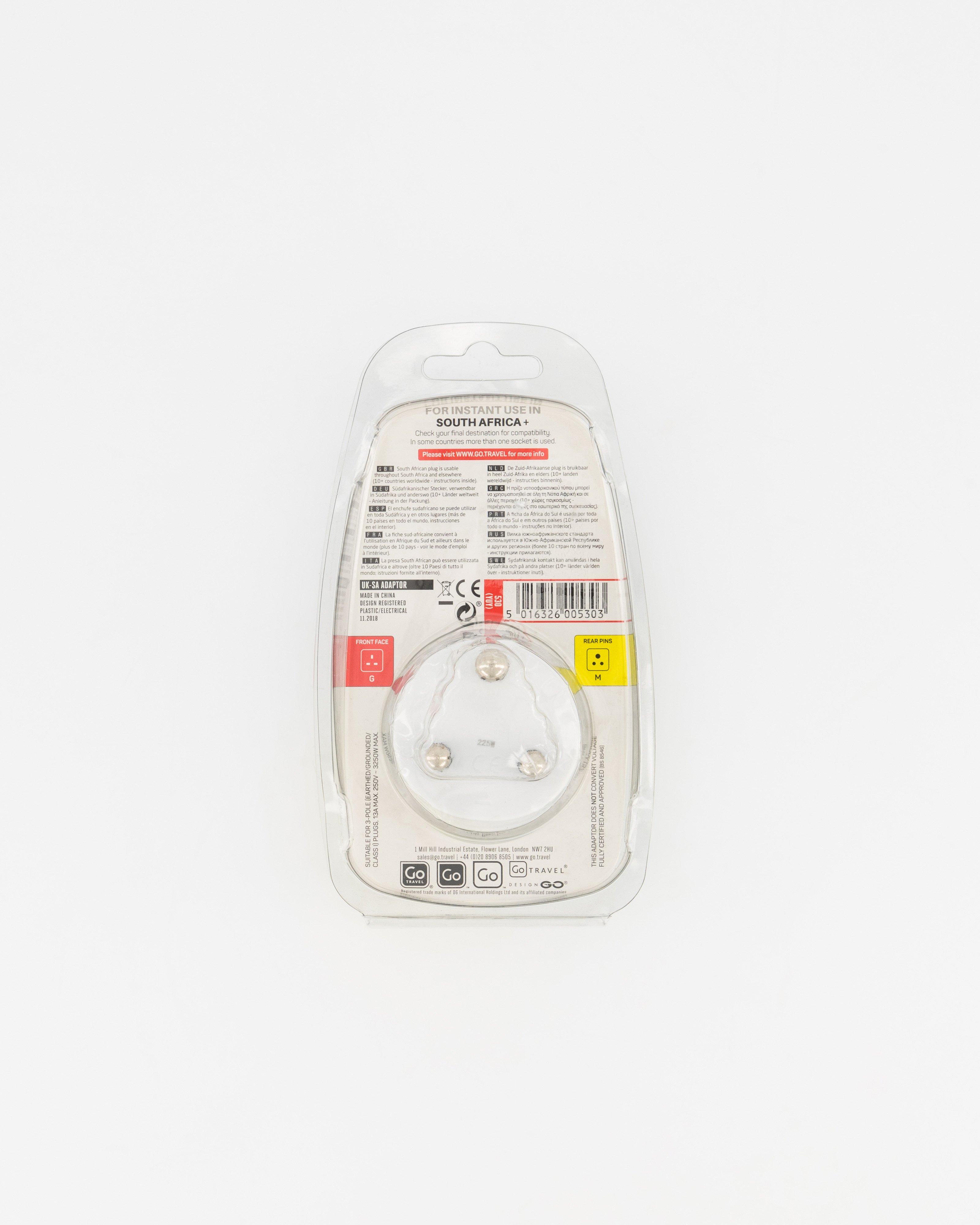 Go Travel UK-SA Adaptor Plug | Cape Union Mart