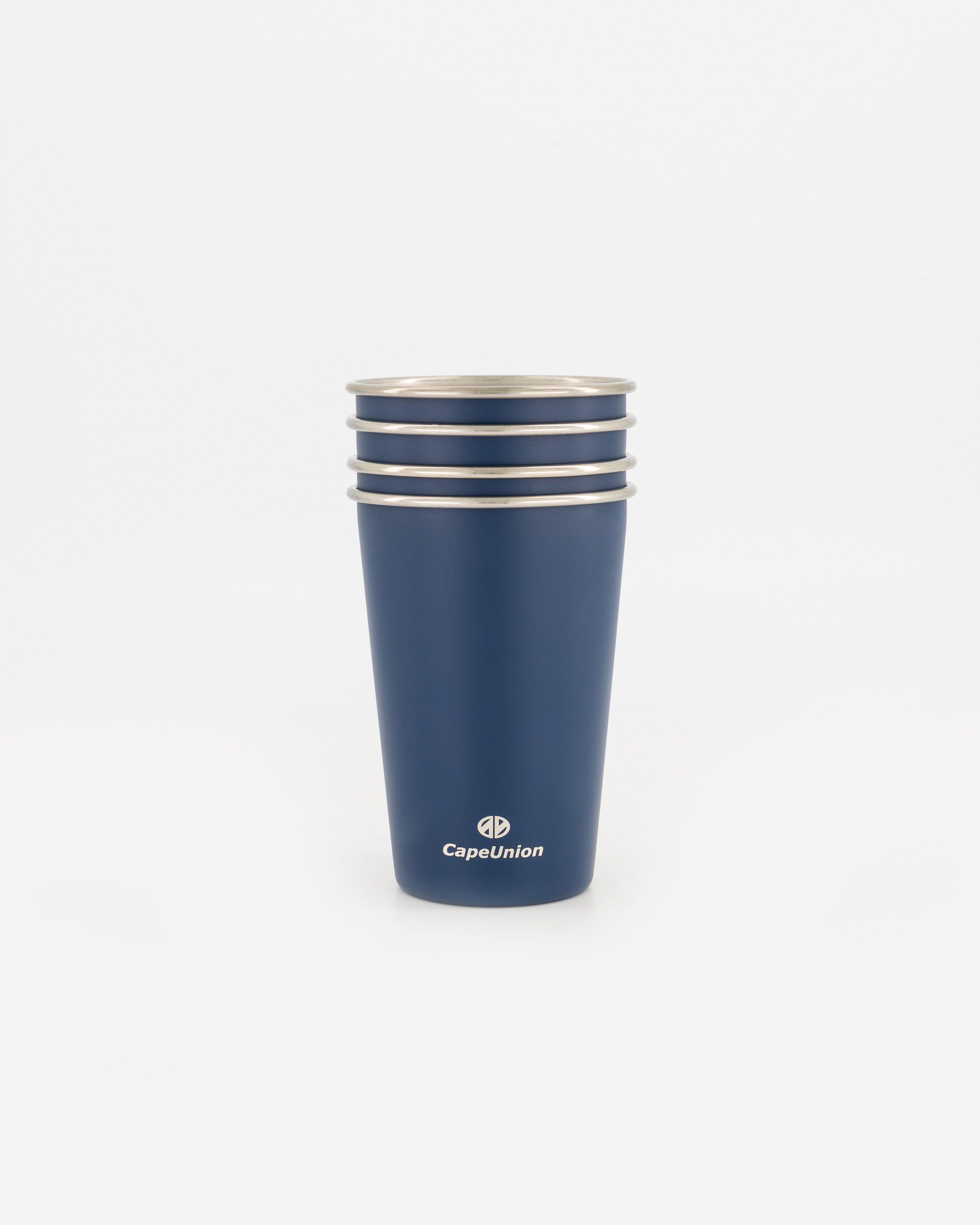 Cape Union 500ml Stainless Steel Tumblers - 4 Pack