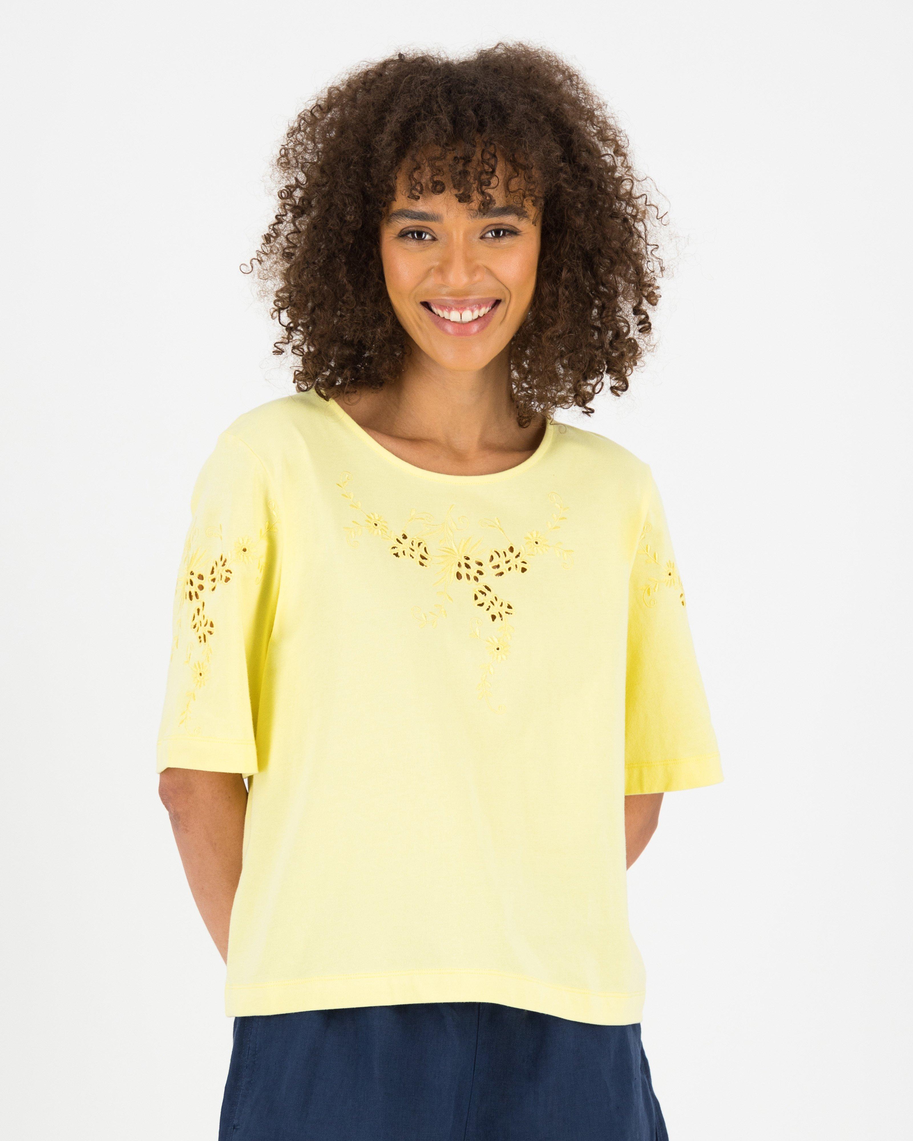 Rare Earth Hazel Embroidered Tee | Cape Union Mart
