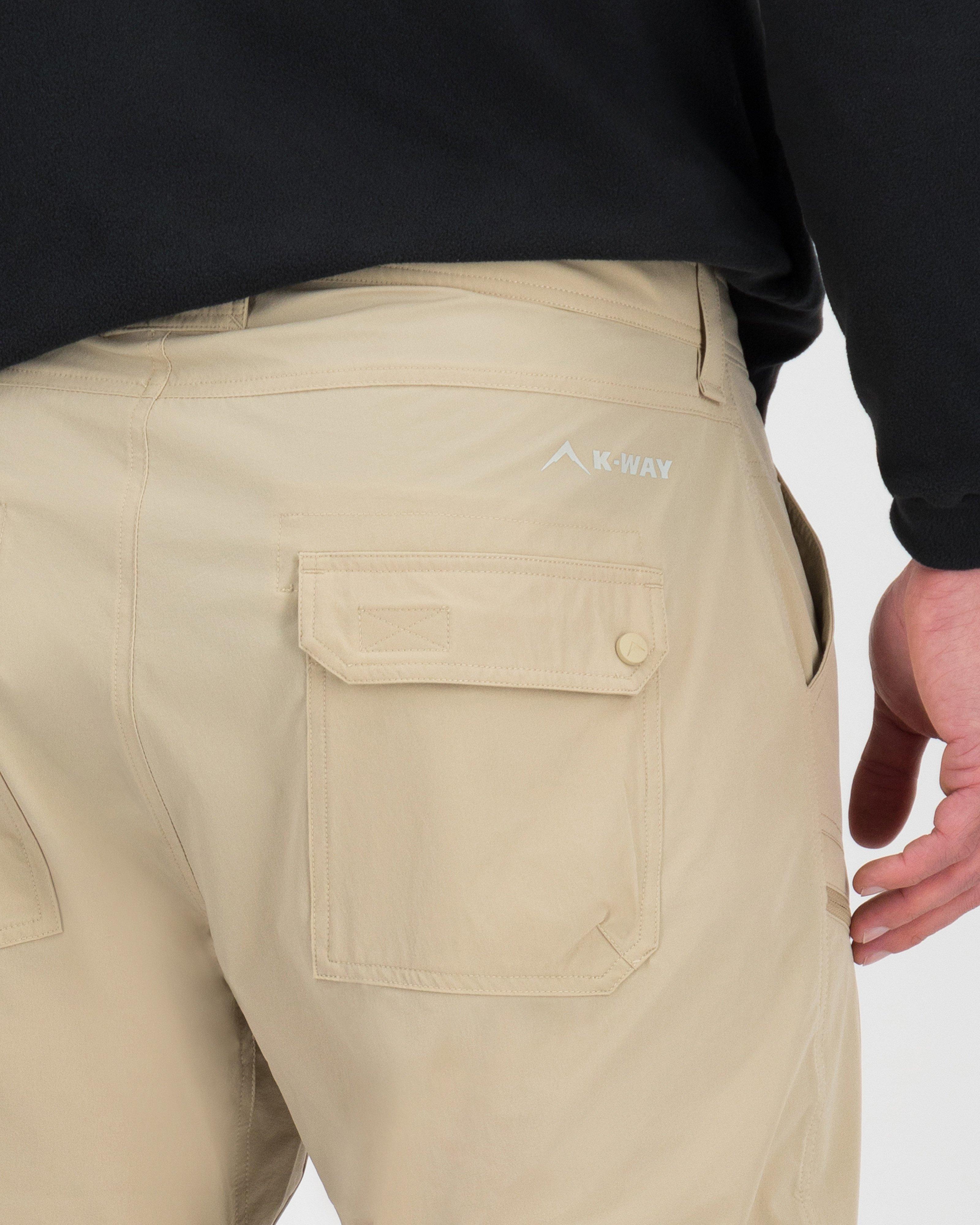 K-Way Men's Albatross Tech Zip-off Pants