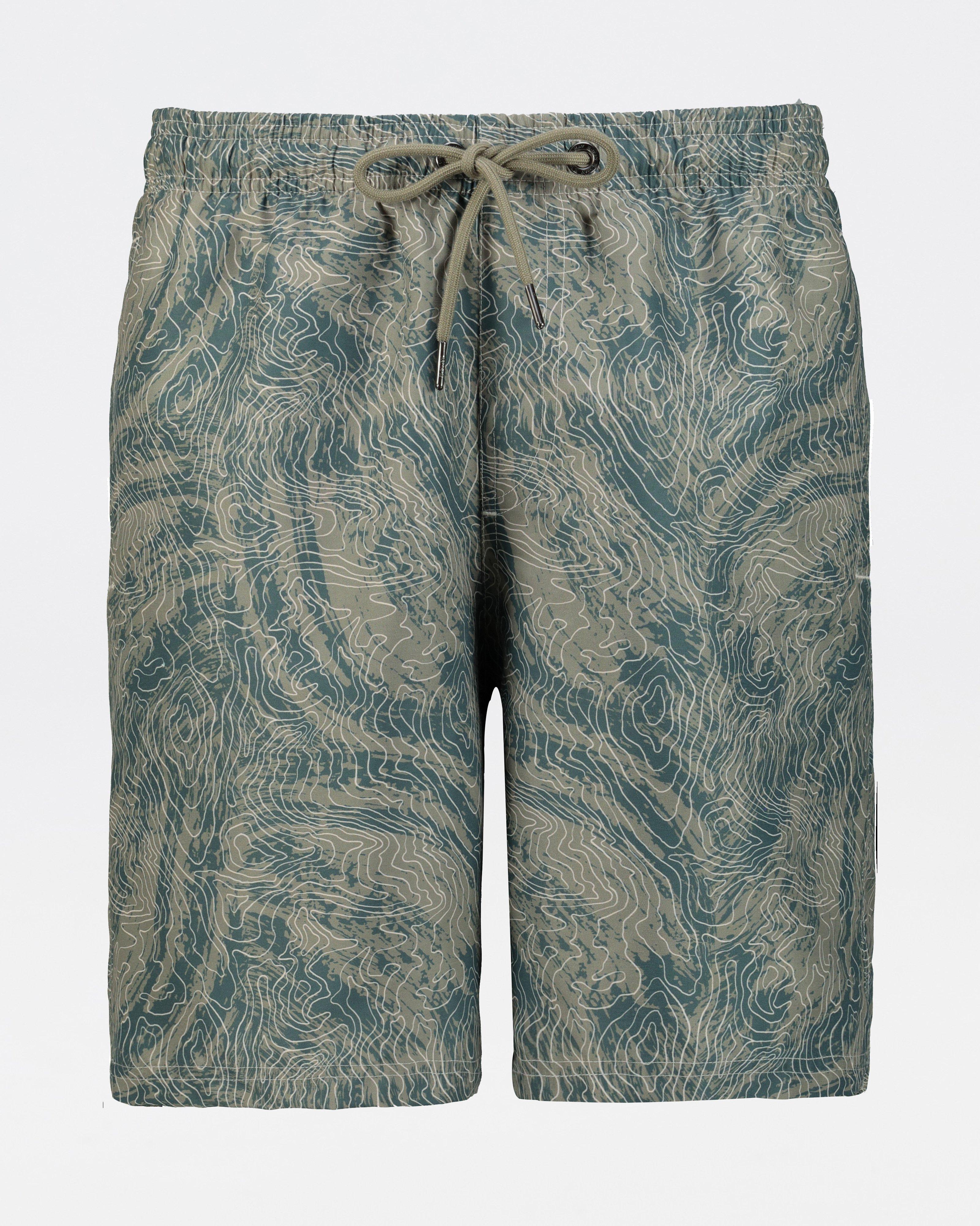 K-Way Elements Men's Printed Swim Shorts