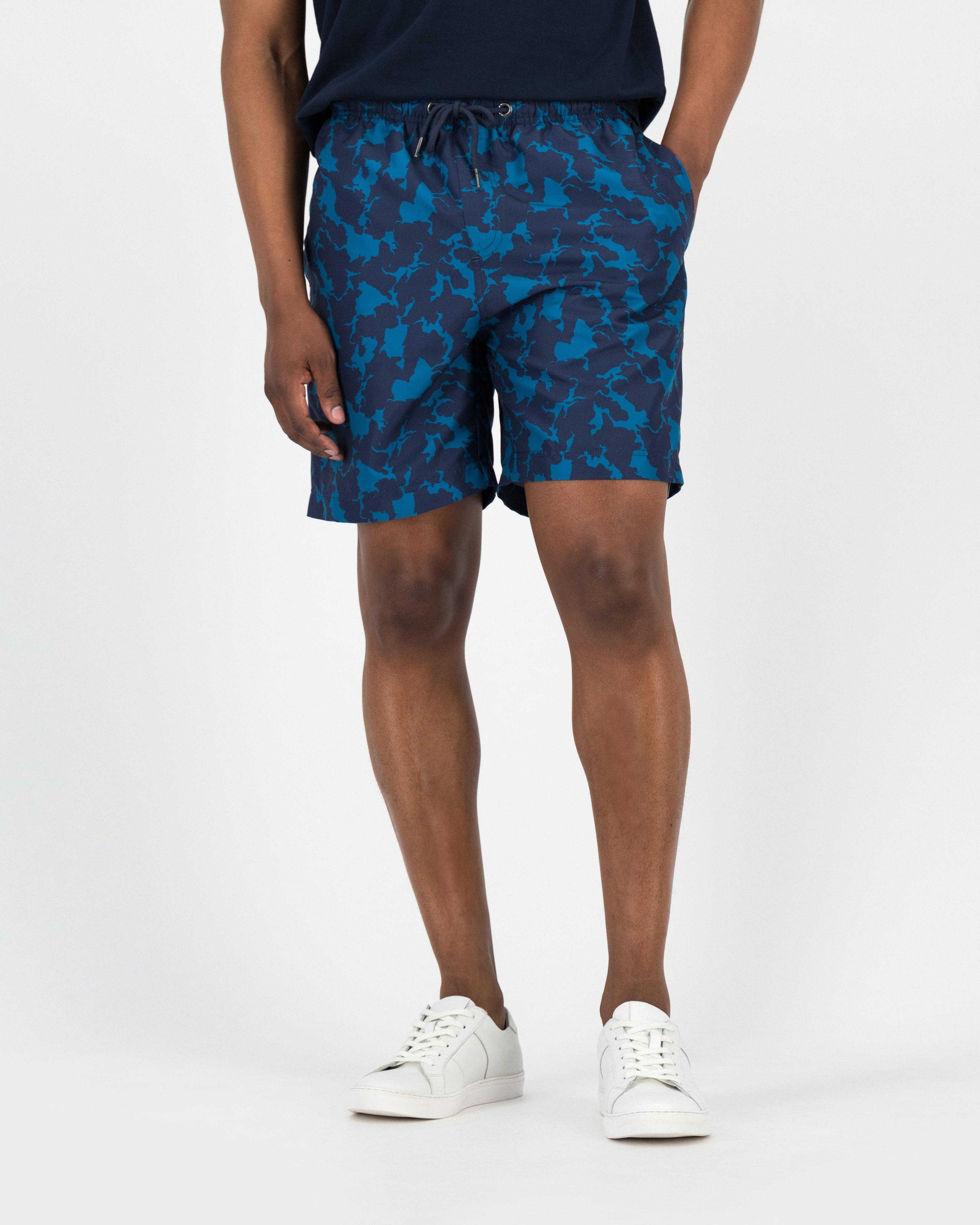 K-Way Elements Men's Printed Swim Shorts