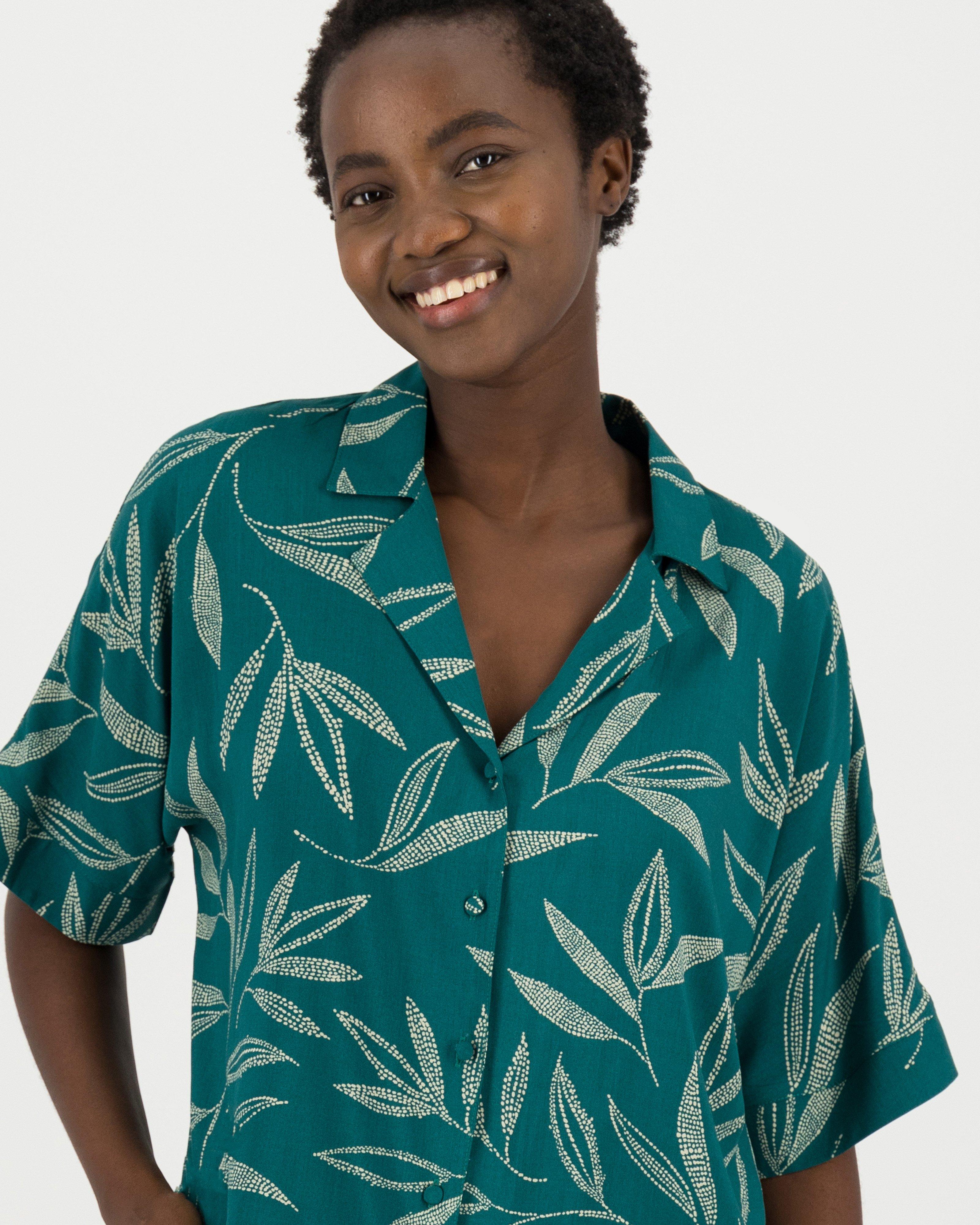 O Kenzie Camp Collar Shirt | Old Khaki