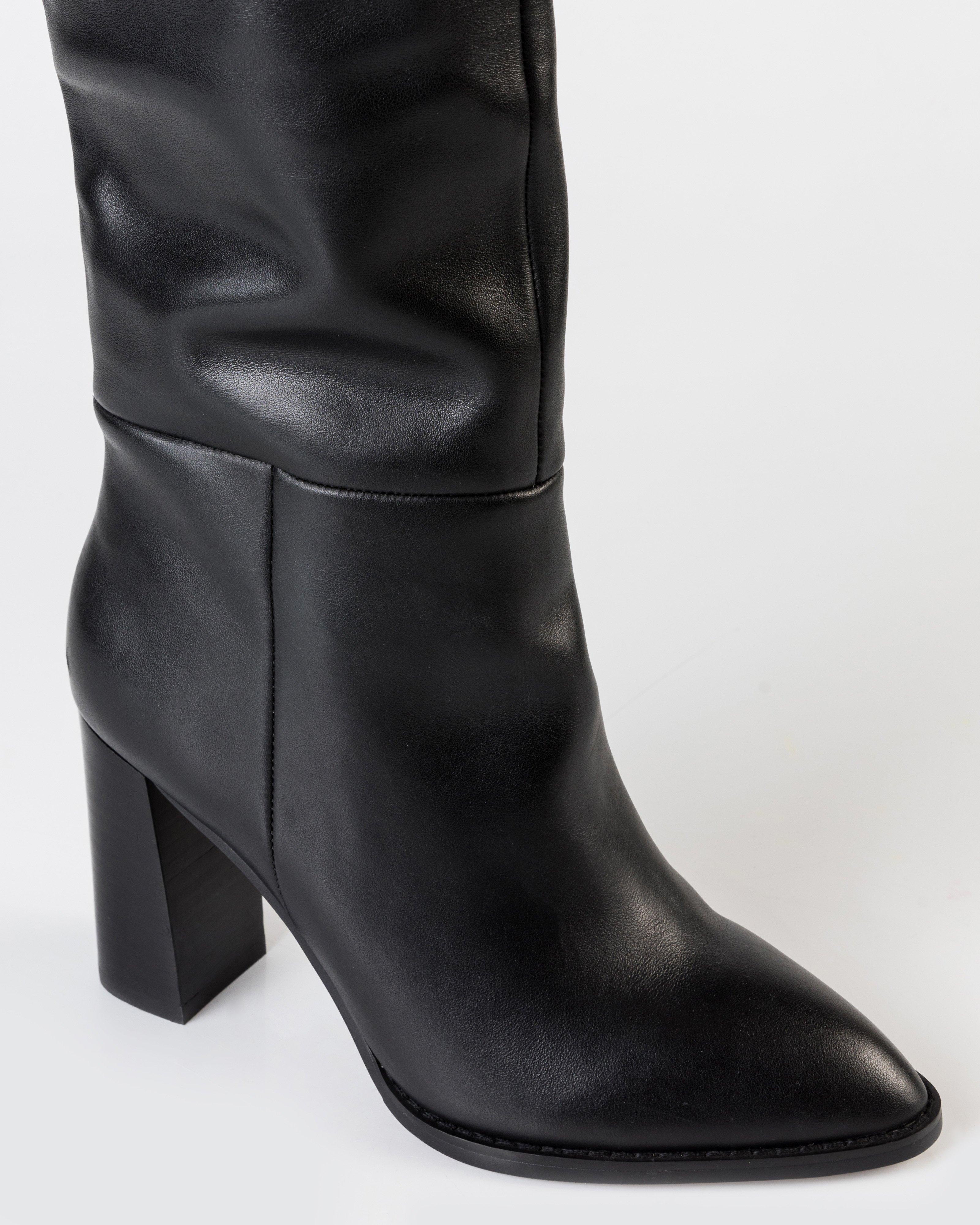 Hazel Knee High Leather Boot - Poetry Clothing Store