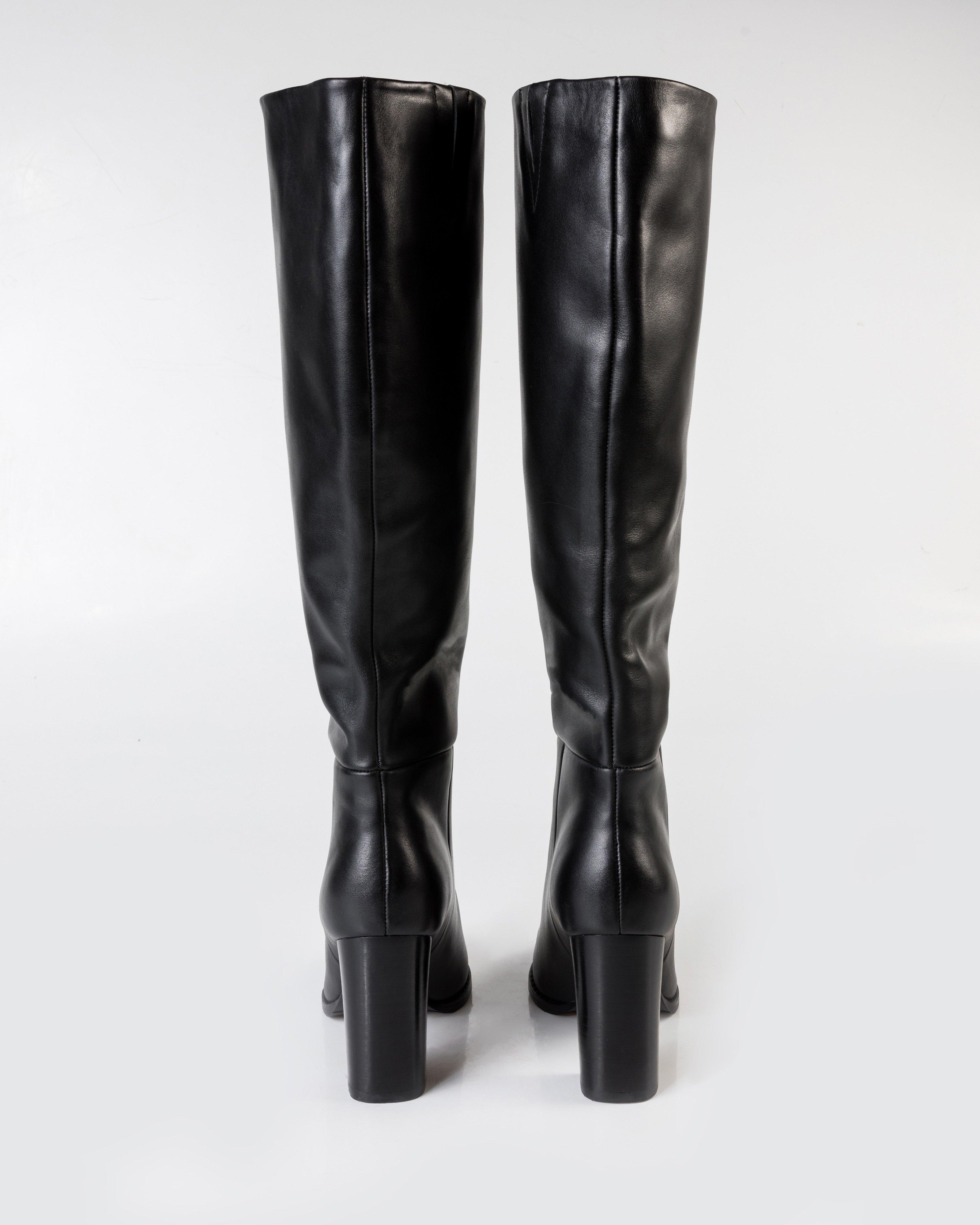 Hazel Knee High Leather Boot - Poetry Clothing Store