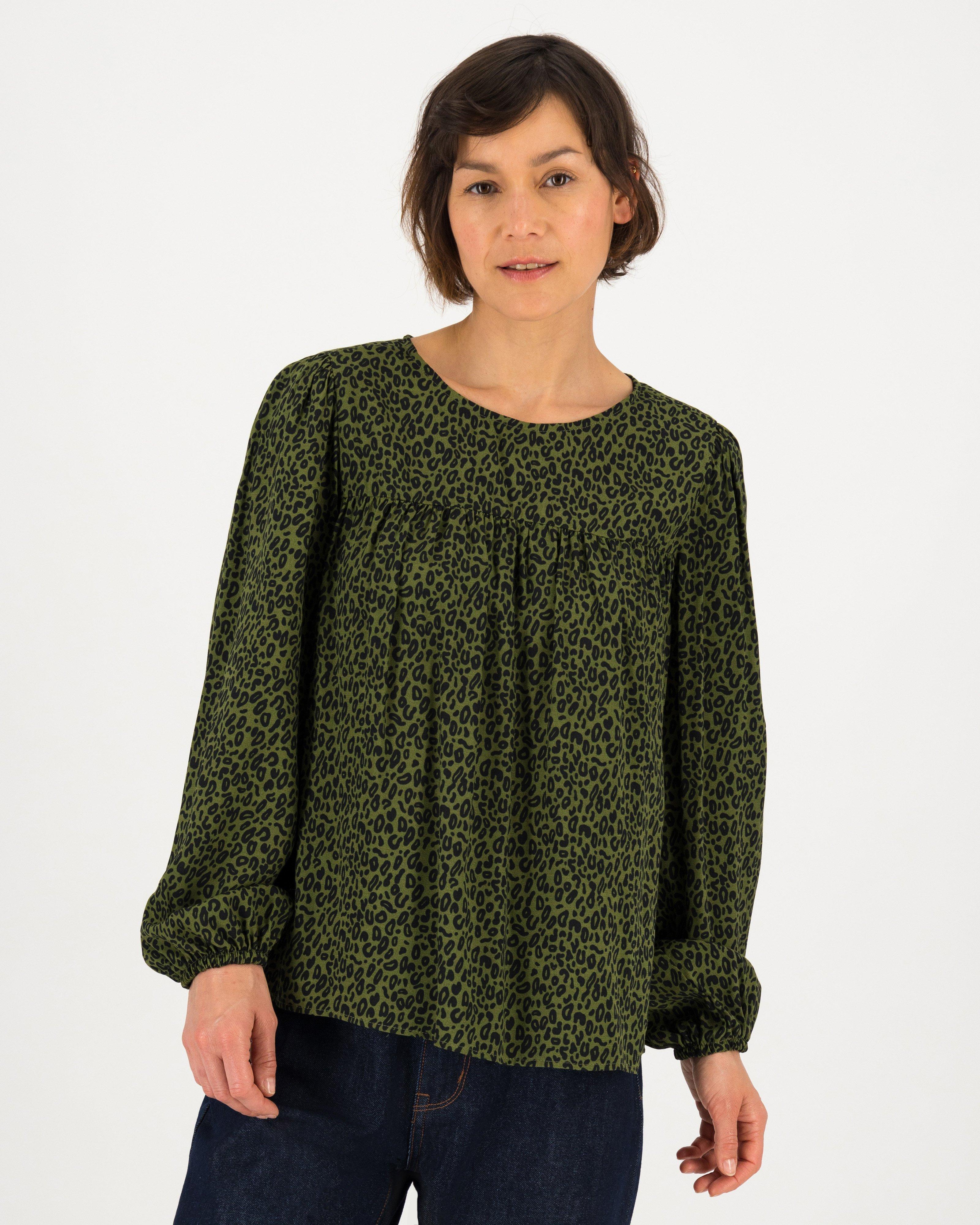 Women's Gabi Popover Blouse | Old Khaki