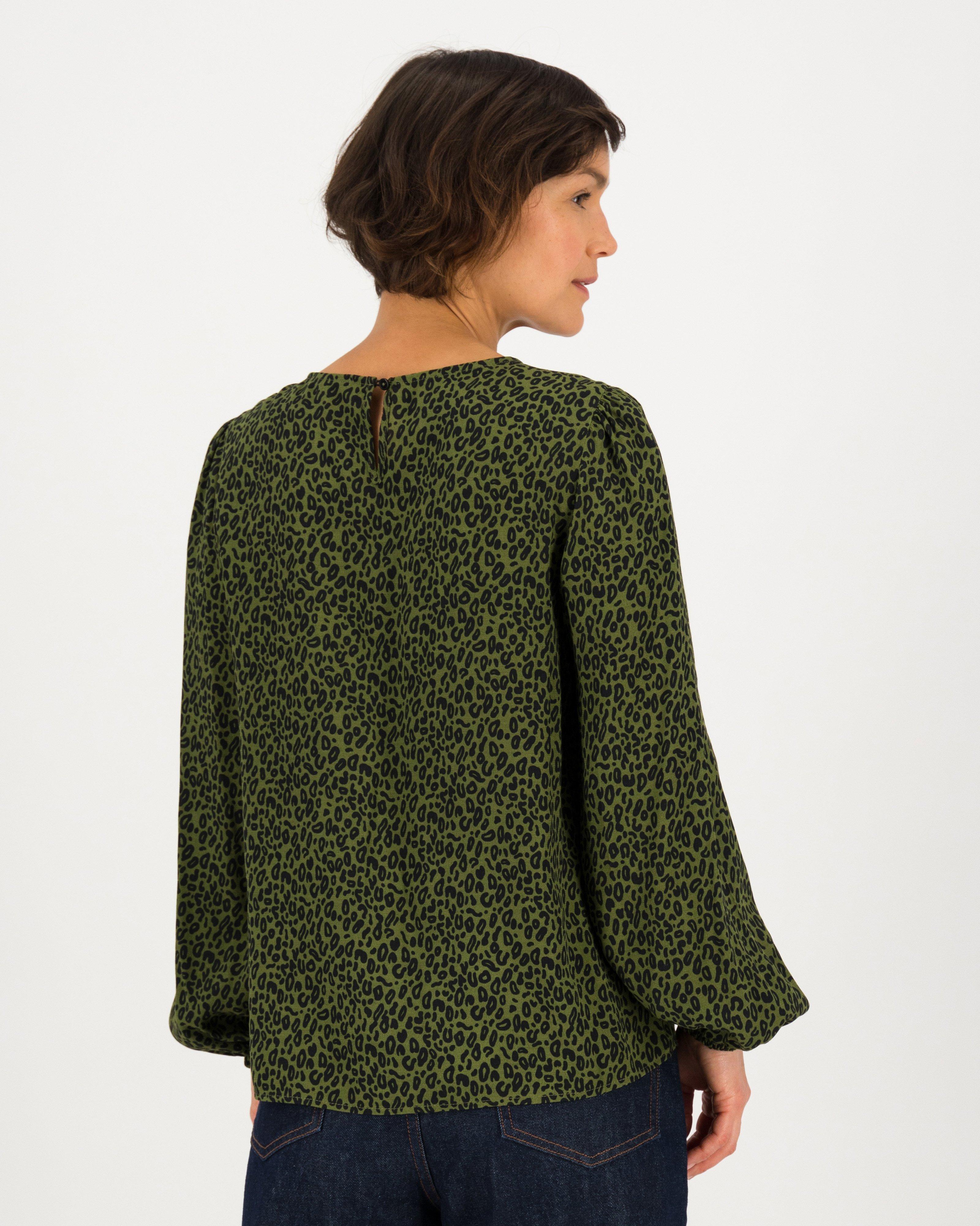 Women's Gabi Popover Blouse | Old Khaki