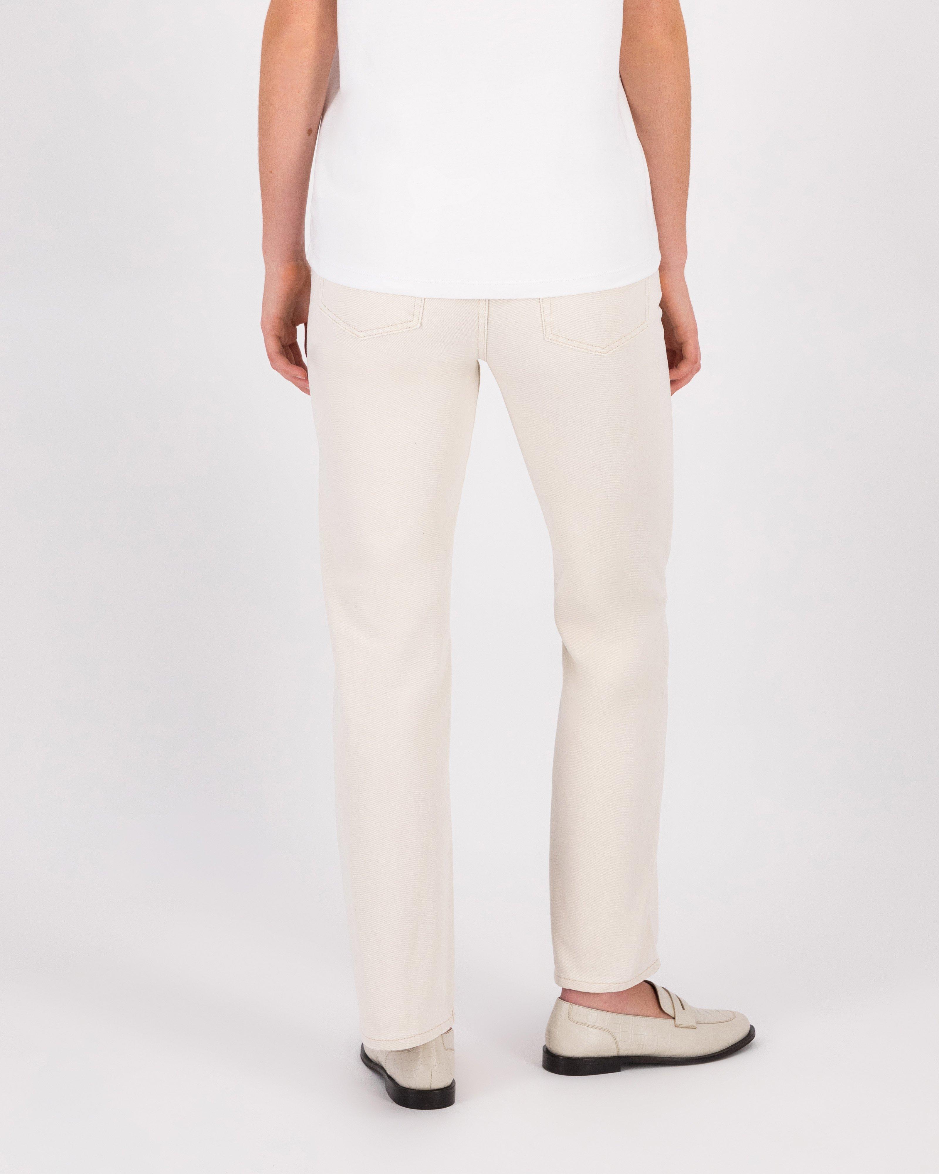 Rylee Ecru Straight Leg Denim - Poetry Clothing Store