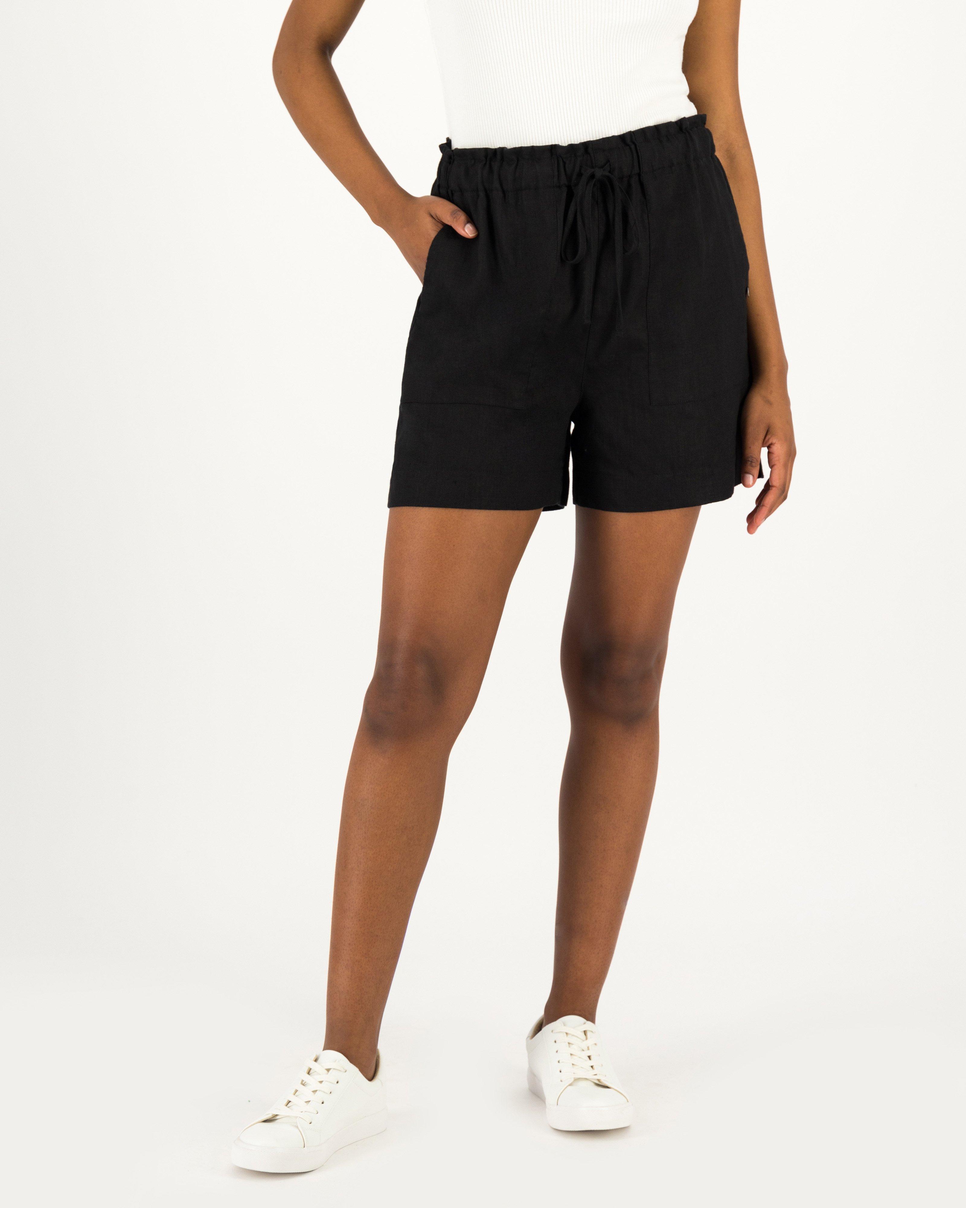 Women's Maya Linen Shorts | Old Khaki