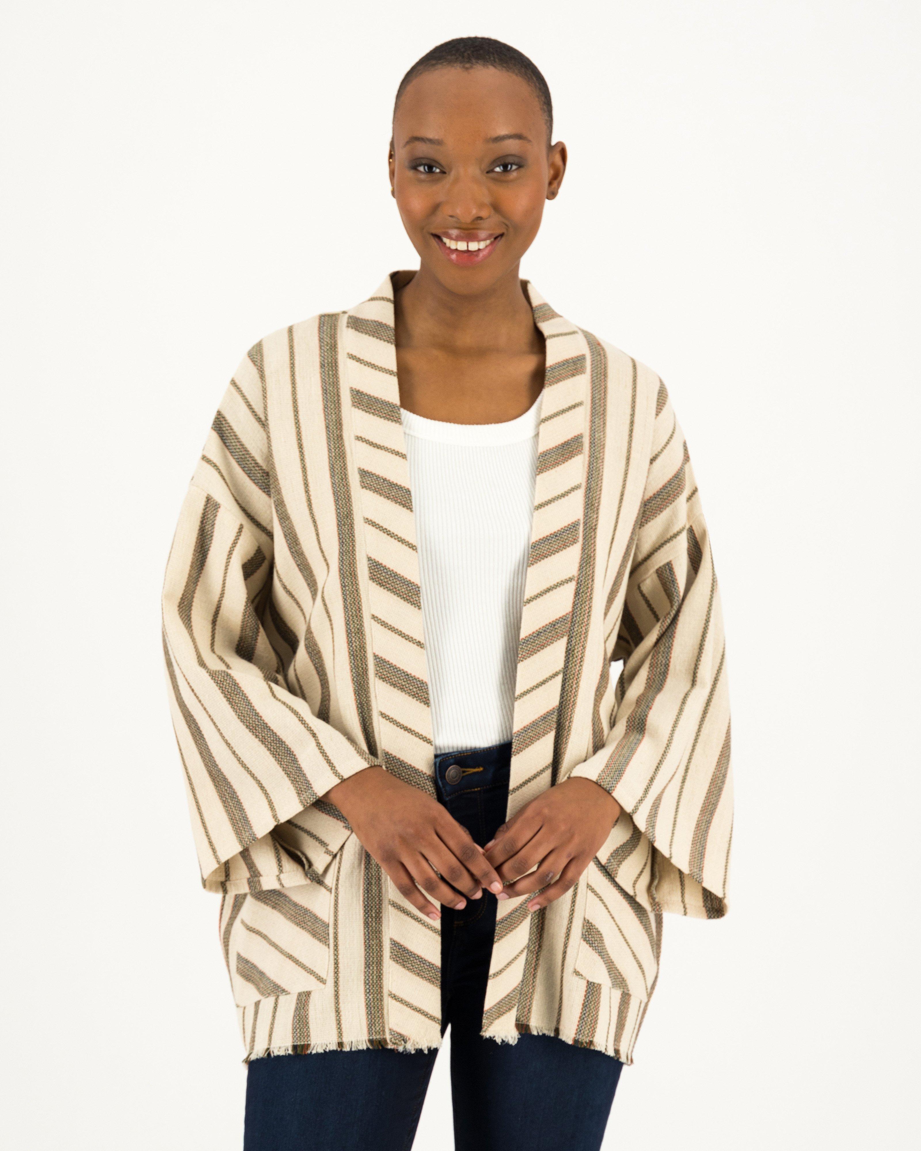 Women's Sinazo Kimono | Old Khaki