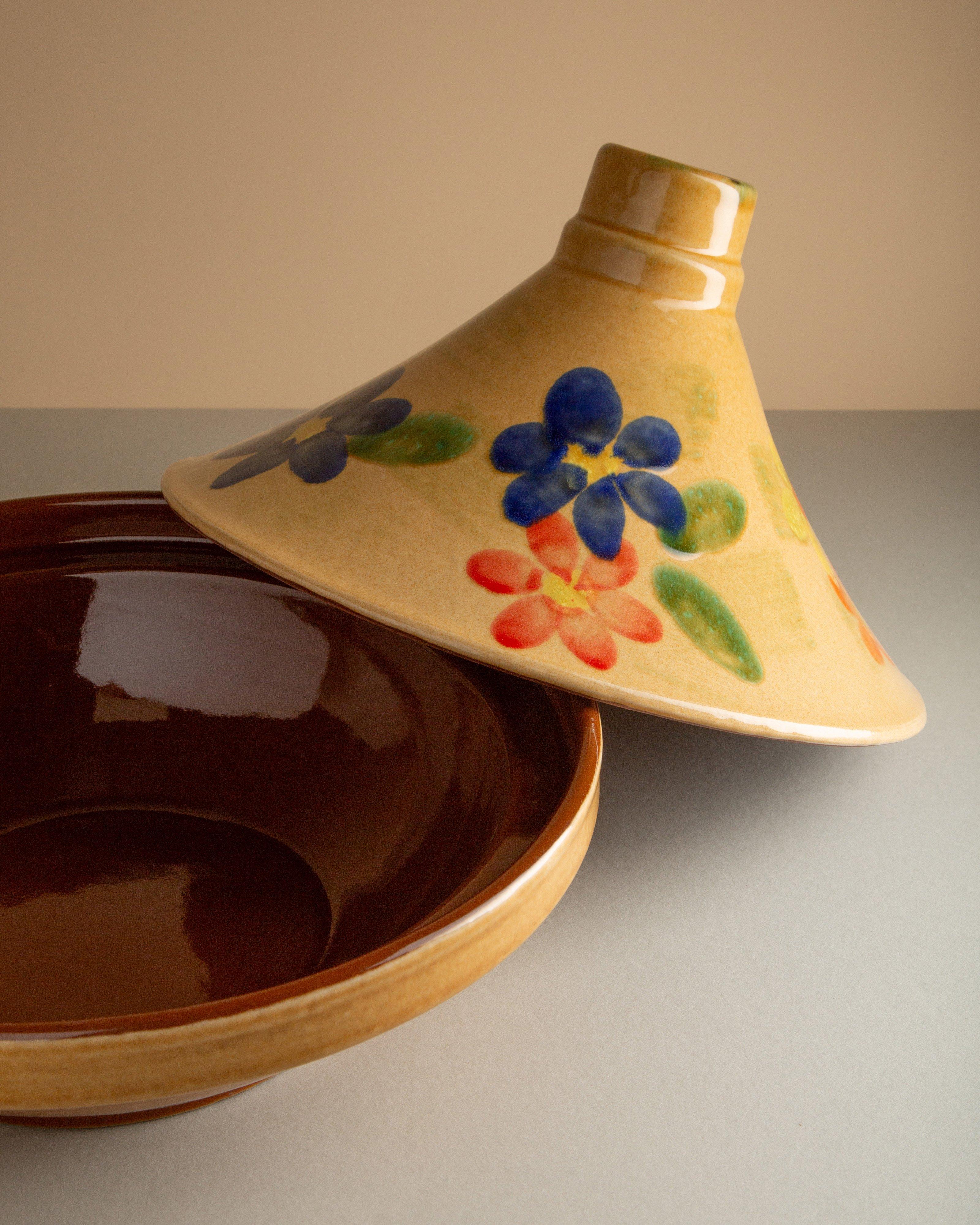 Yellow Flower Large Tagine - Poetry Clothing Store