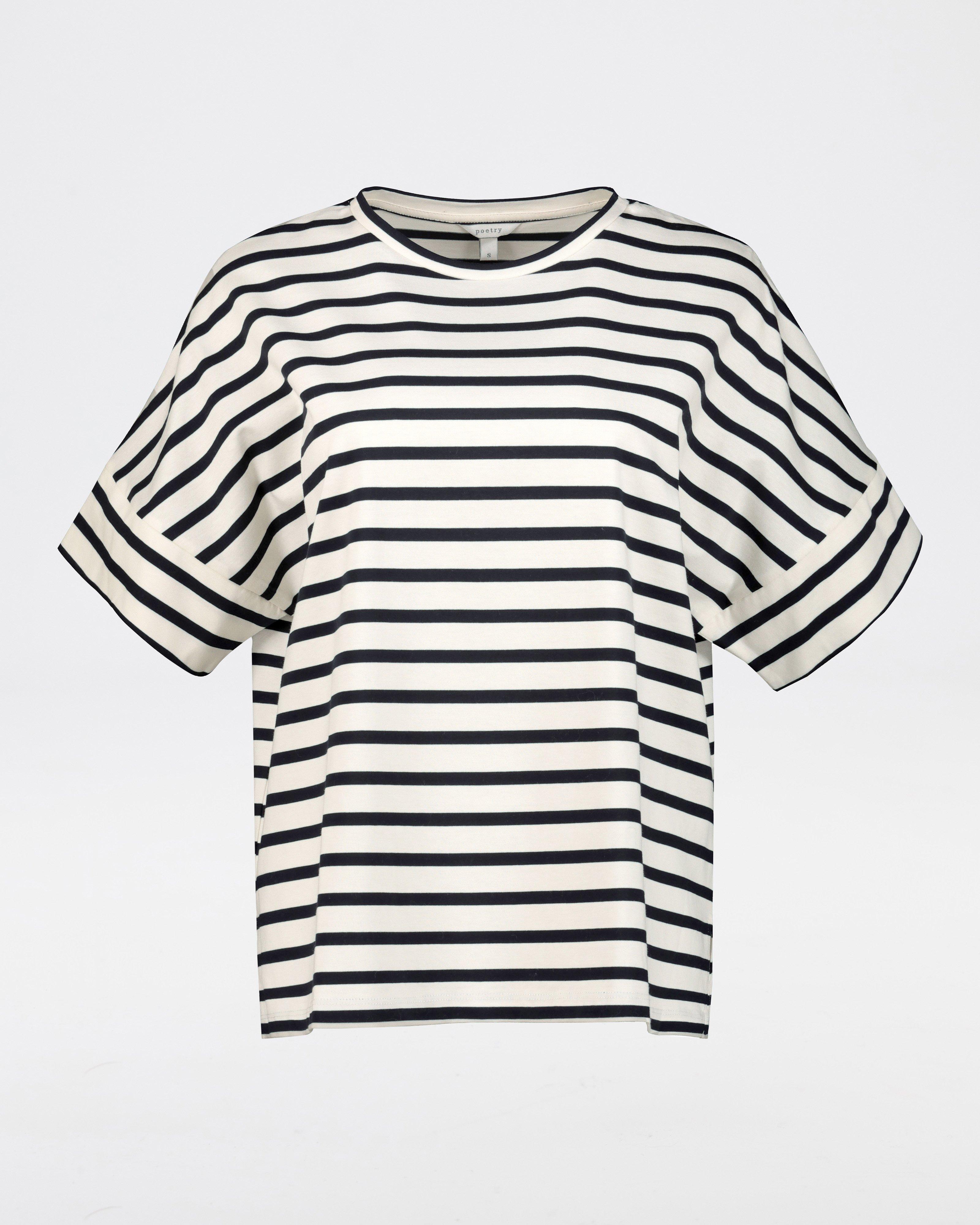 Remington Relaxed Stripe Tee - Poetry Clothing Store