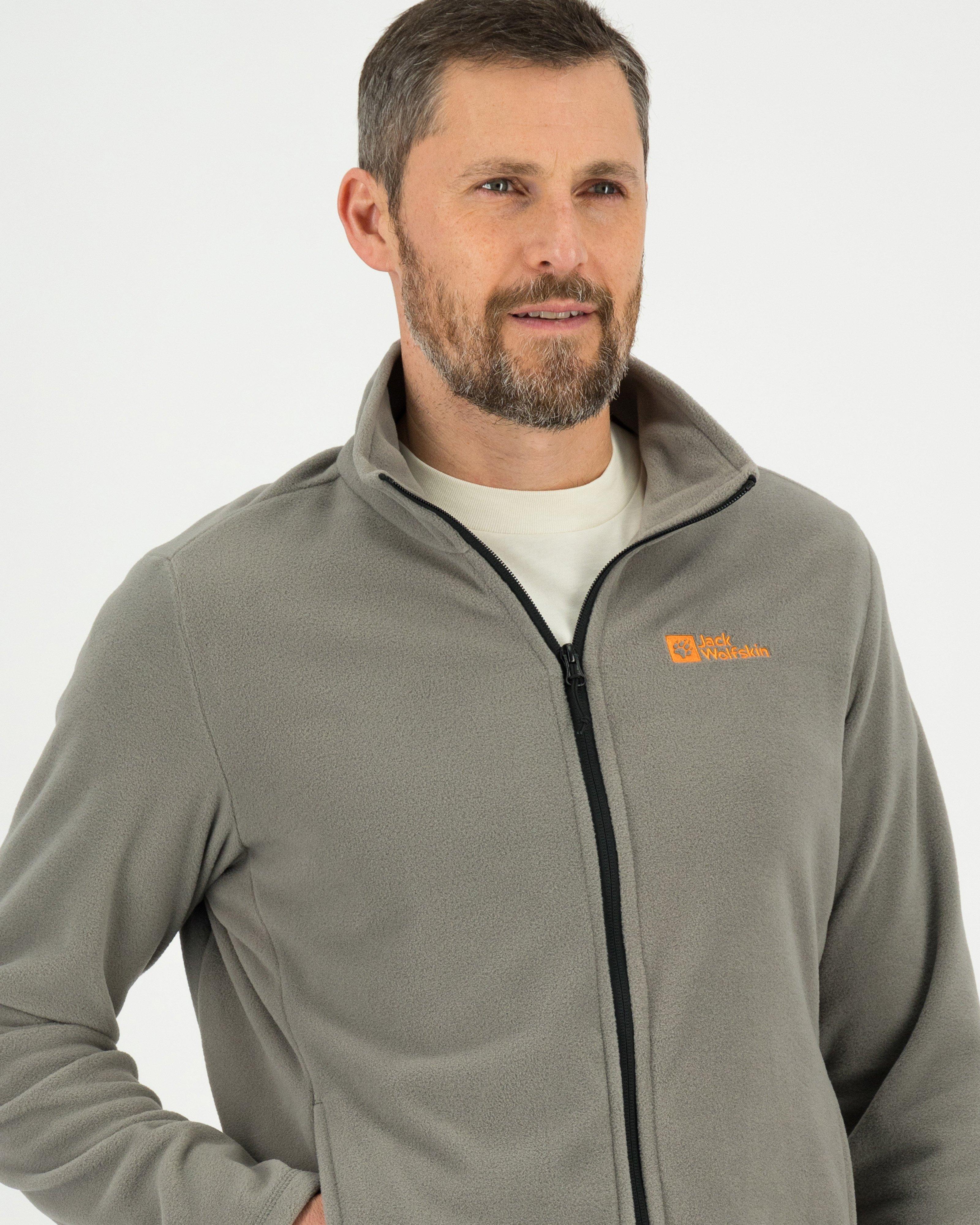 Jack Wolfskin Men’s Taunus Full Zip Breathable Fleece Jacket | Cape ...