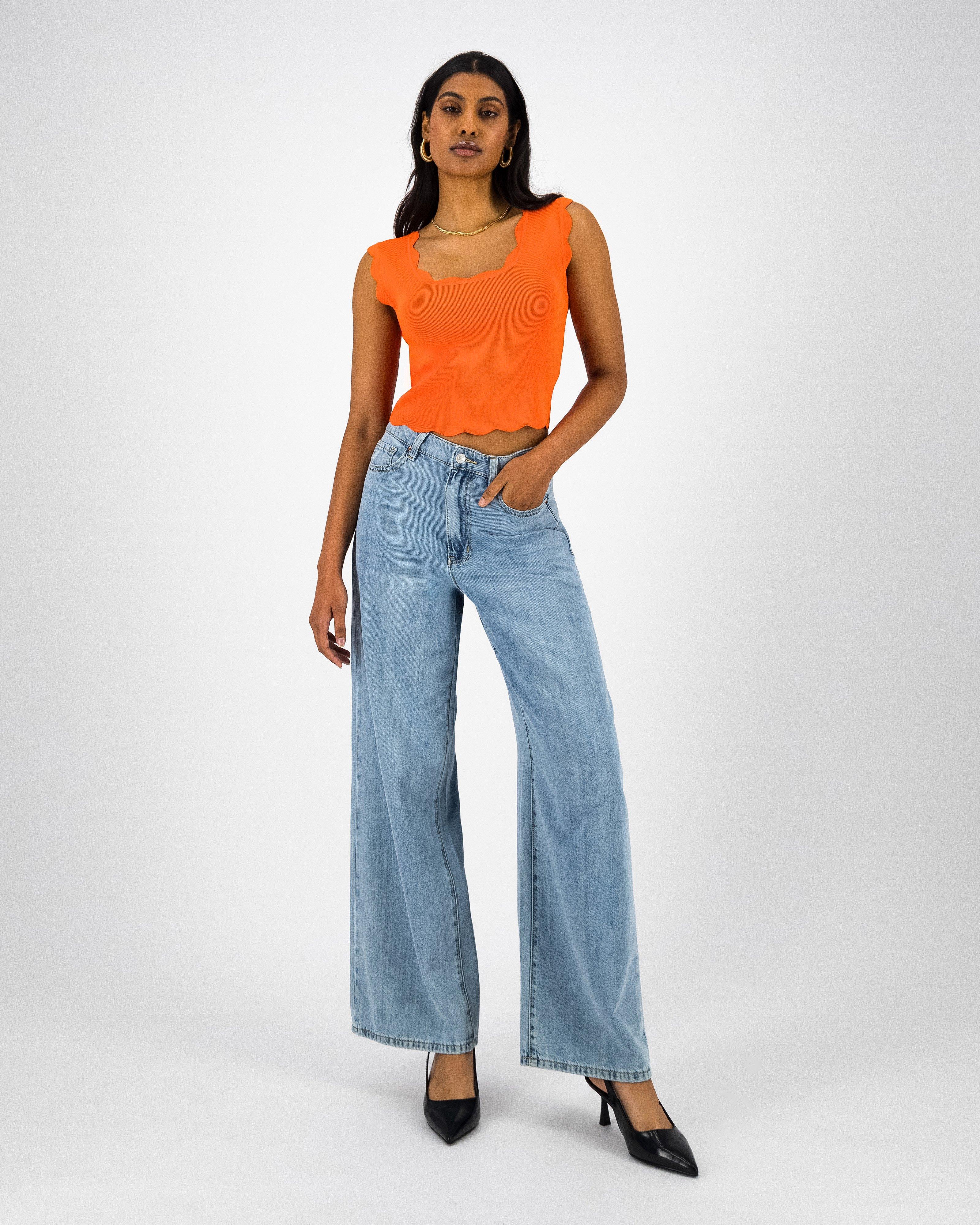 Geordie Relaxed Wide-Leg Denim - Poetry Clothing Store