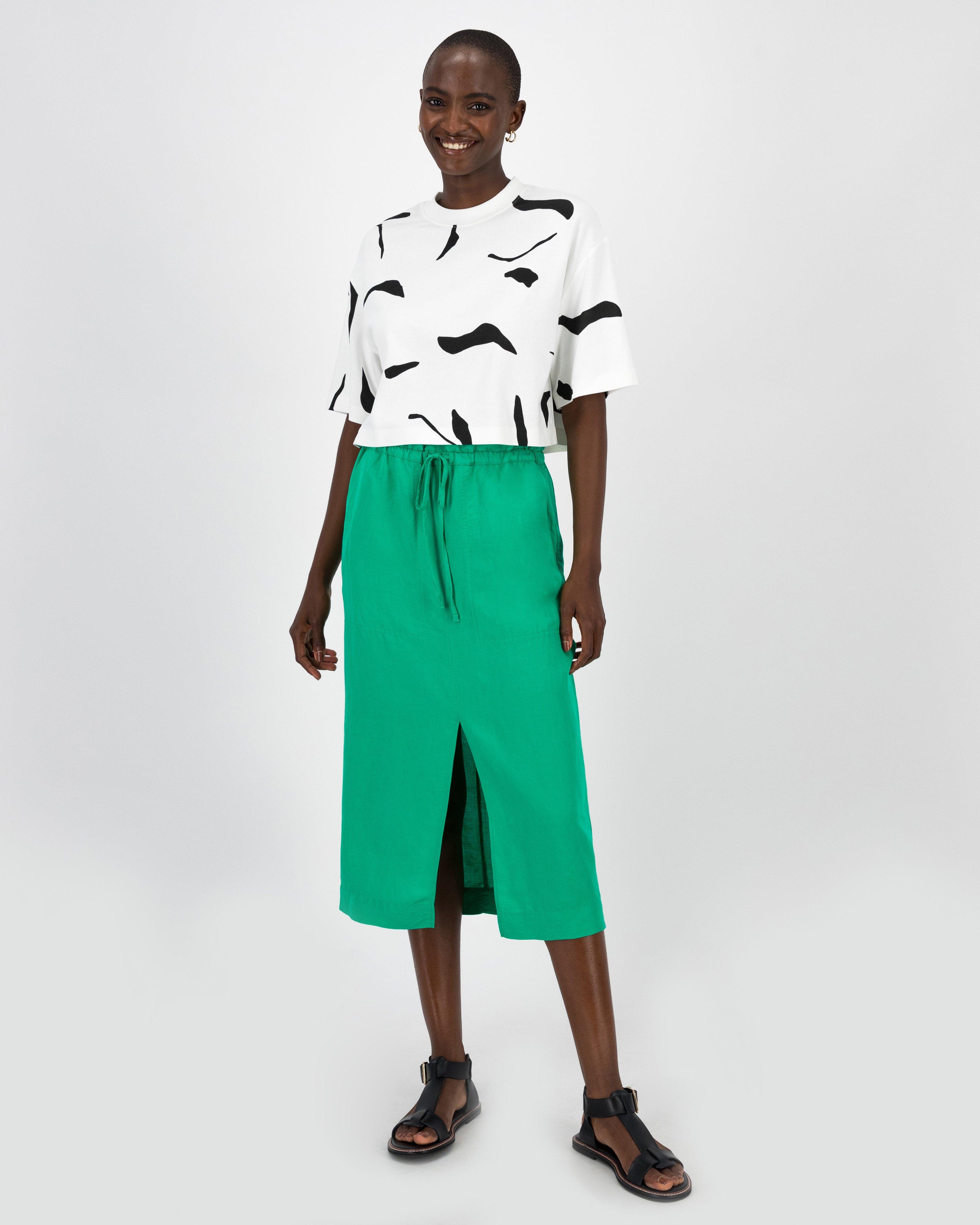 Zane Front Slit Skirt - Poetry Clothing Store