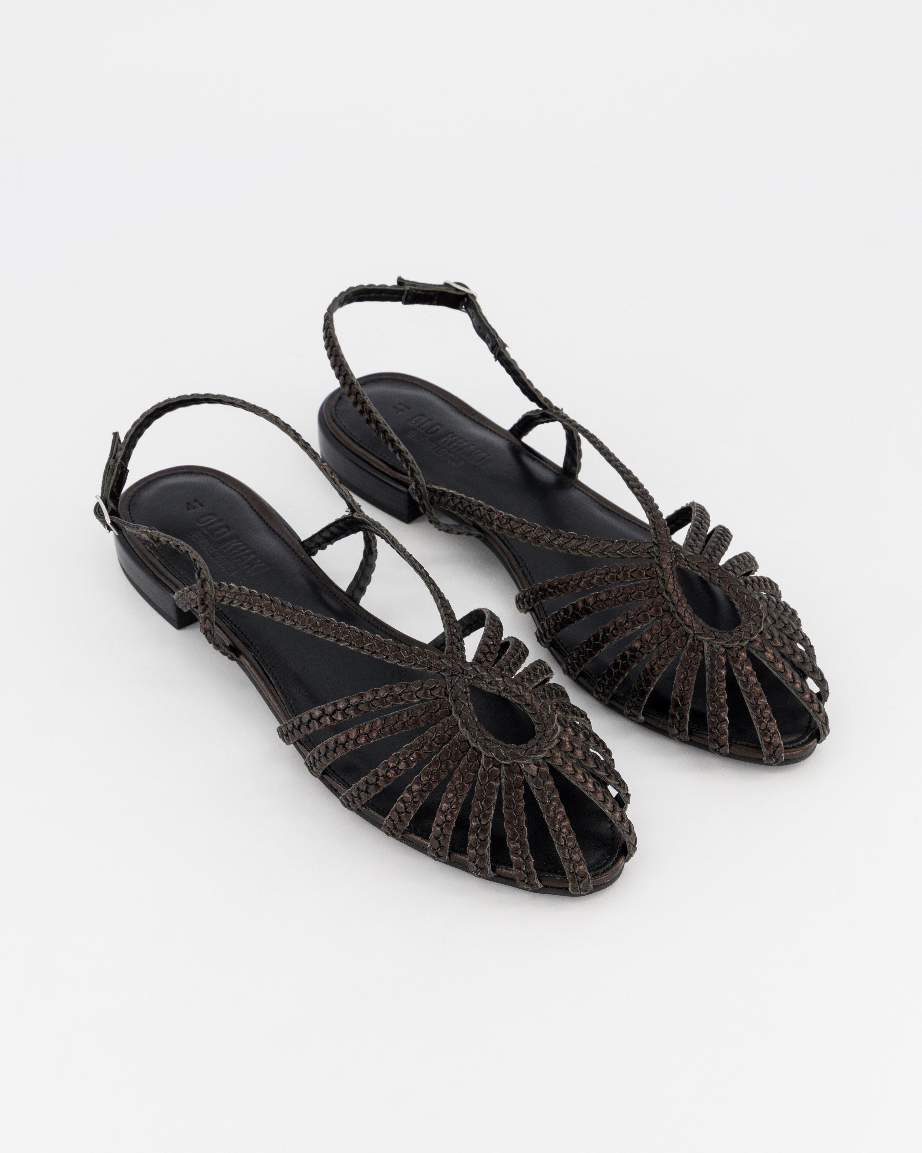 Women's Corah Leather Shoe | Old Khaki