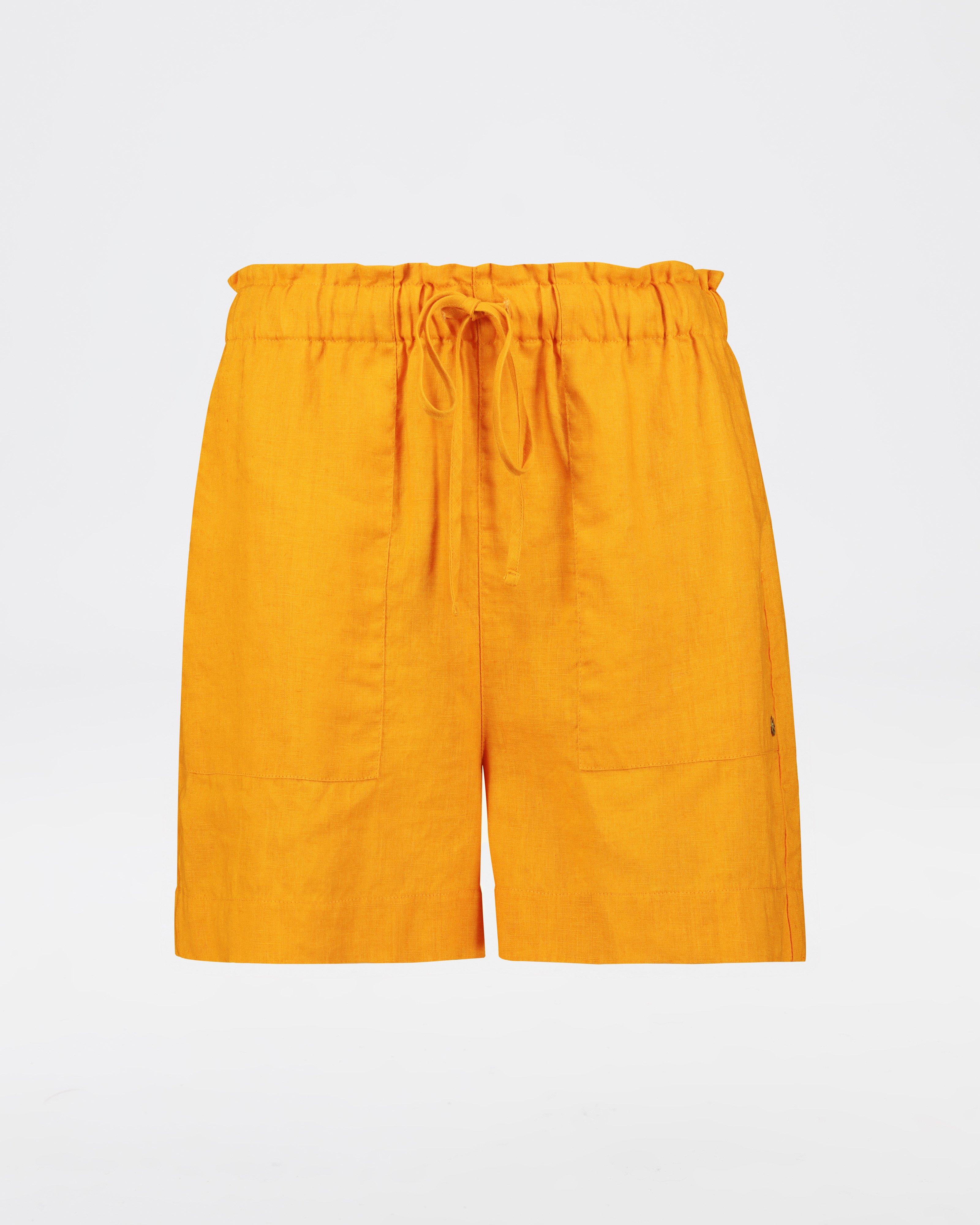 Women's Maya Linen Shorts | Old Khaki