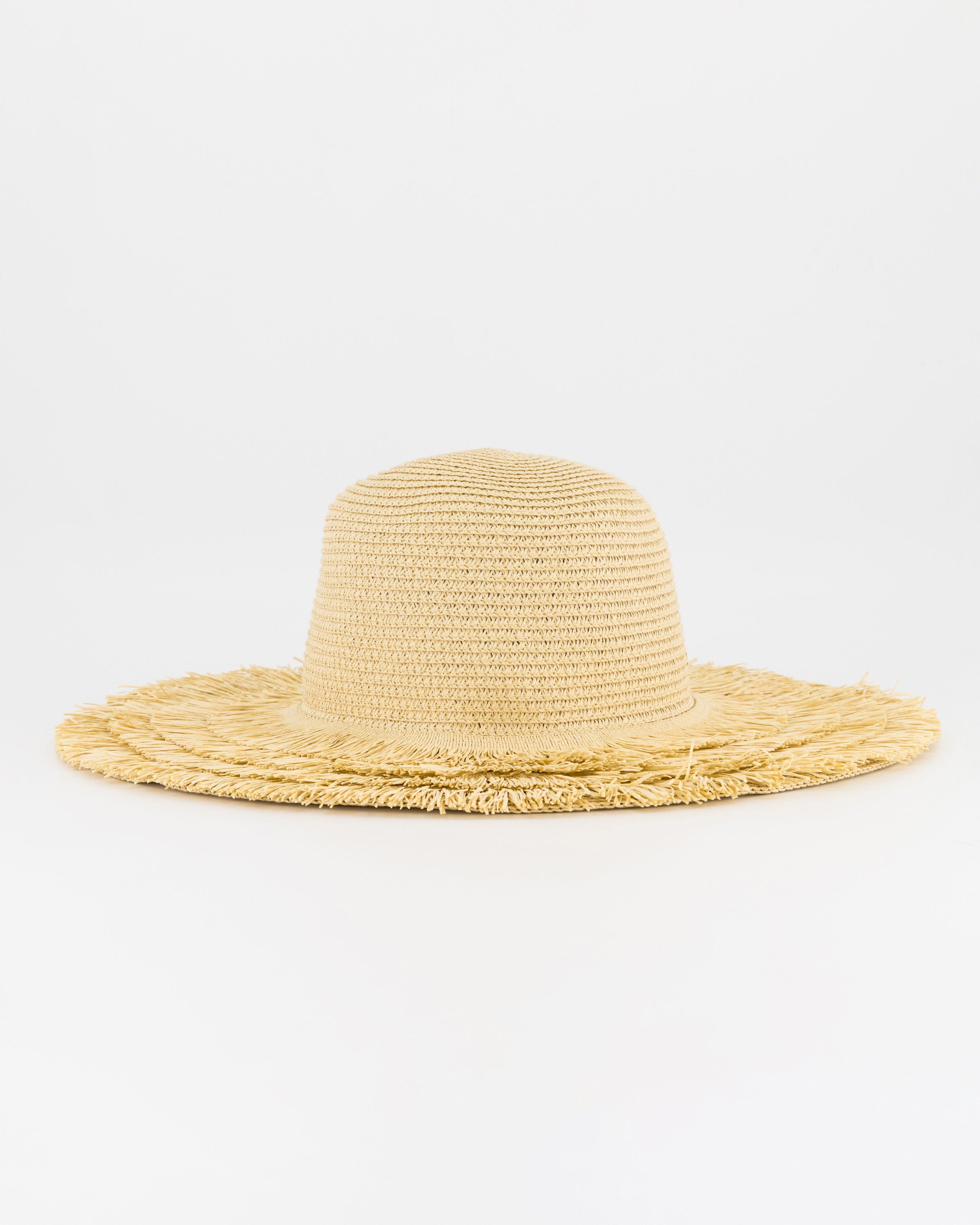 Women's Piper Frayed Hat | Old Khaki