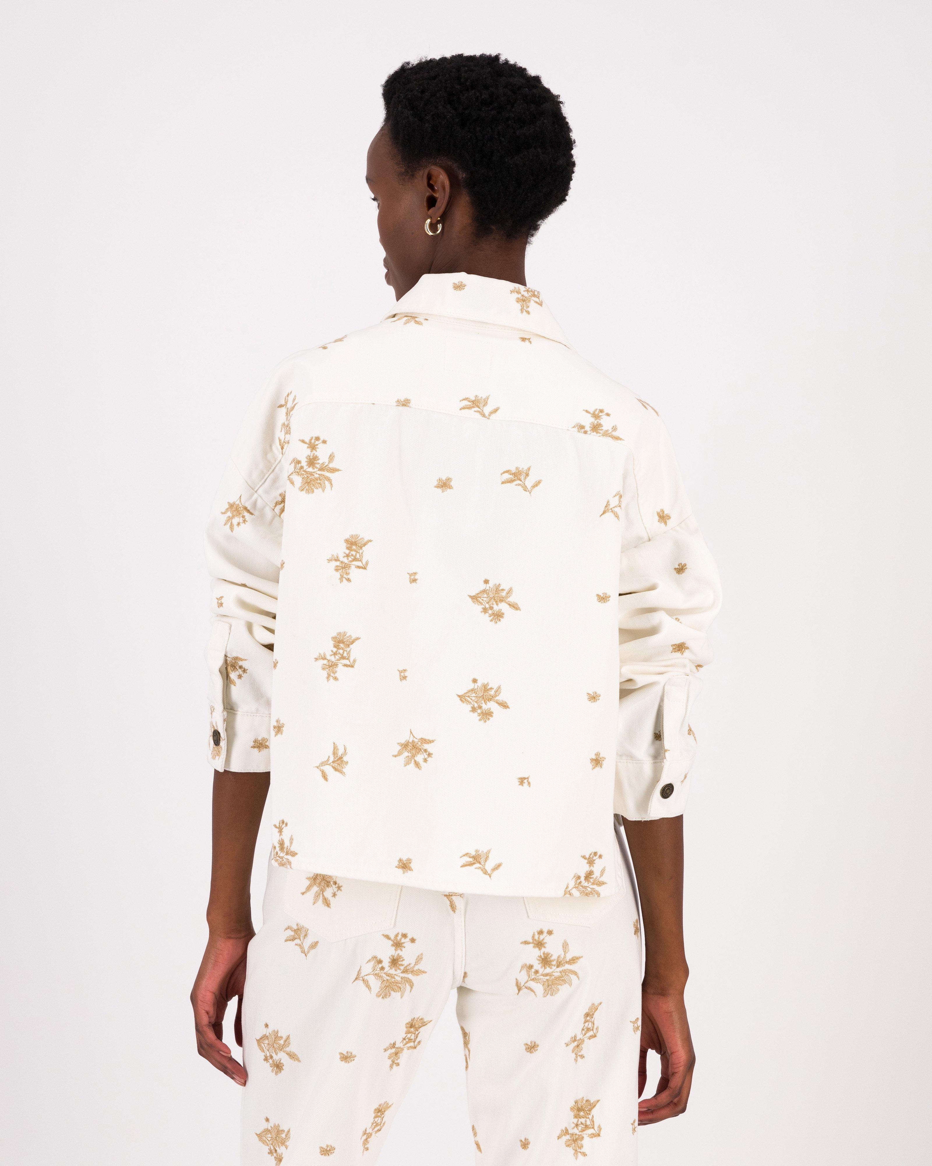 Lucas Embroidered Denim Jacket - Poetry Clothing Store