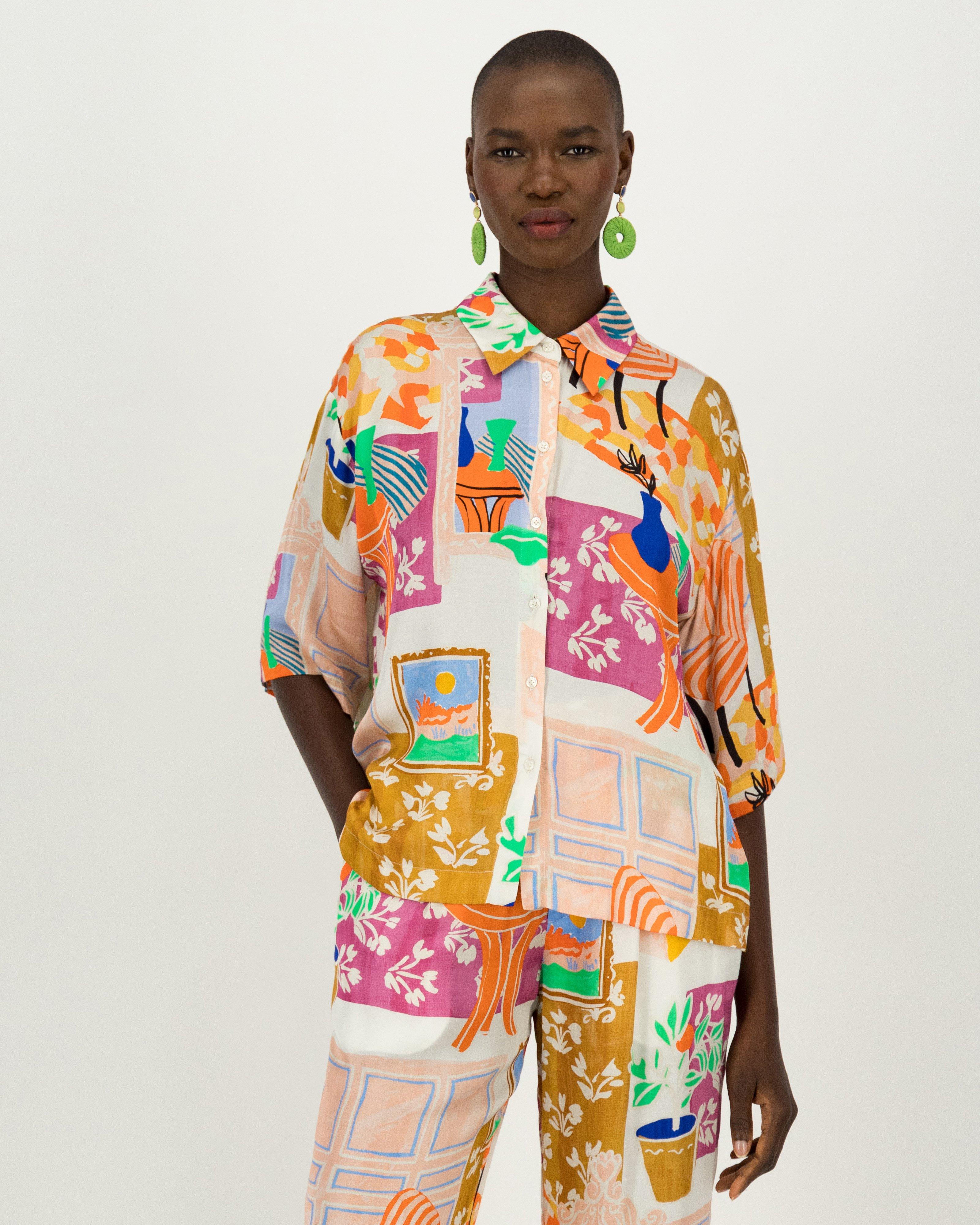 River Printed Shirt - Poetry Clothing Store