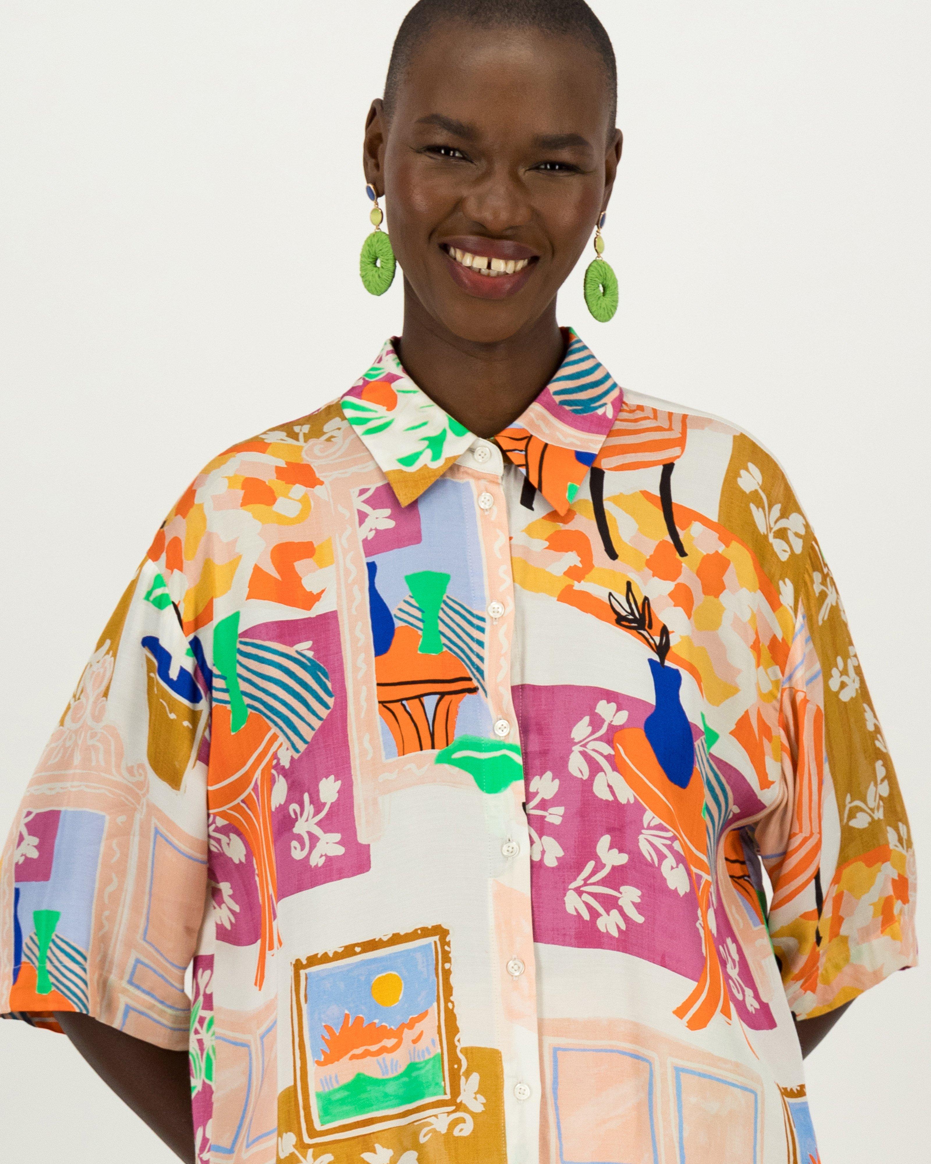 River Printed Shirt - Poetry Clothing Store
