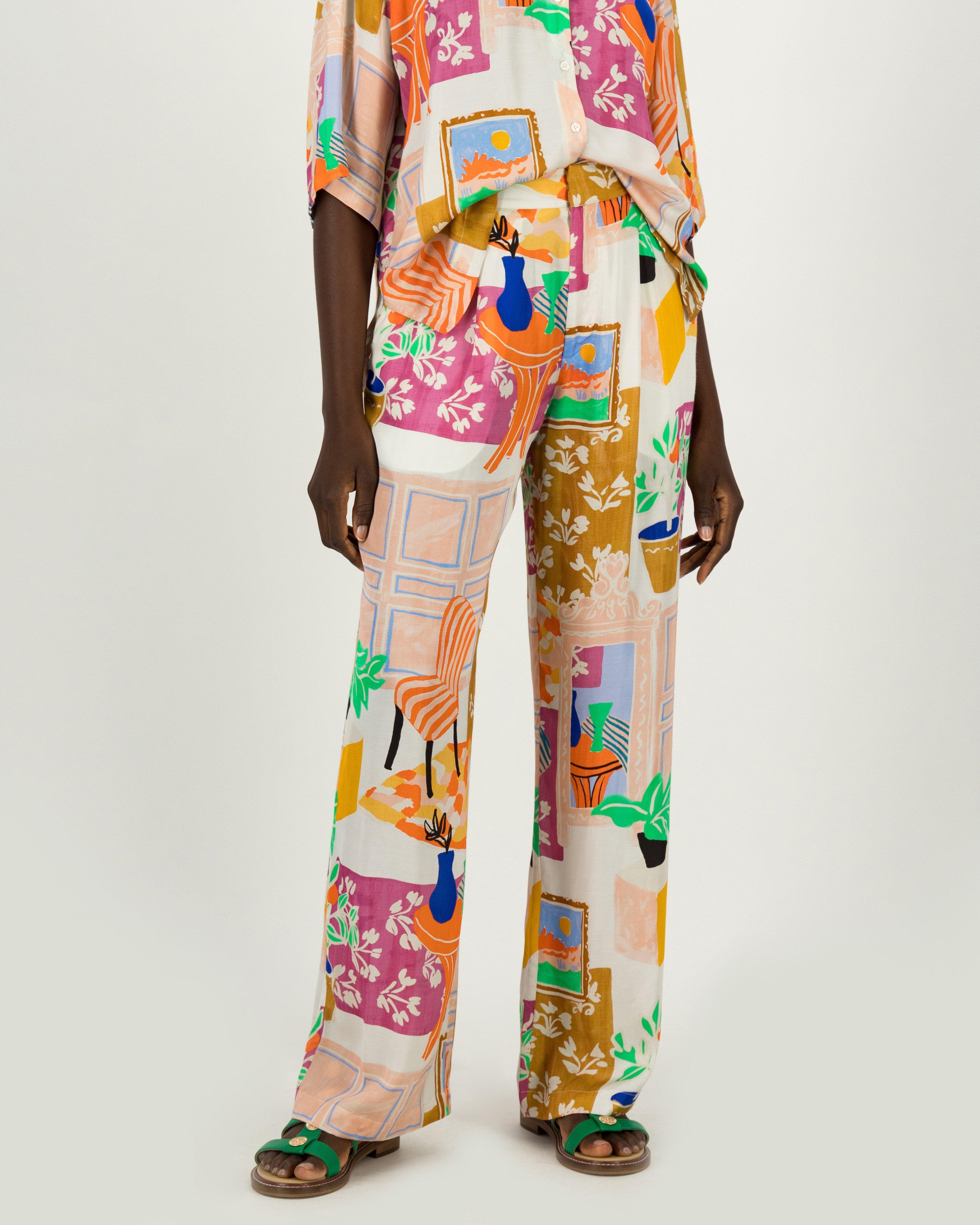 River Printed Pants - Poetry Clothing Store