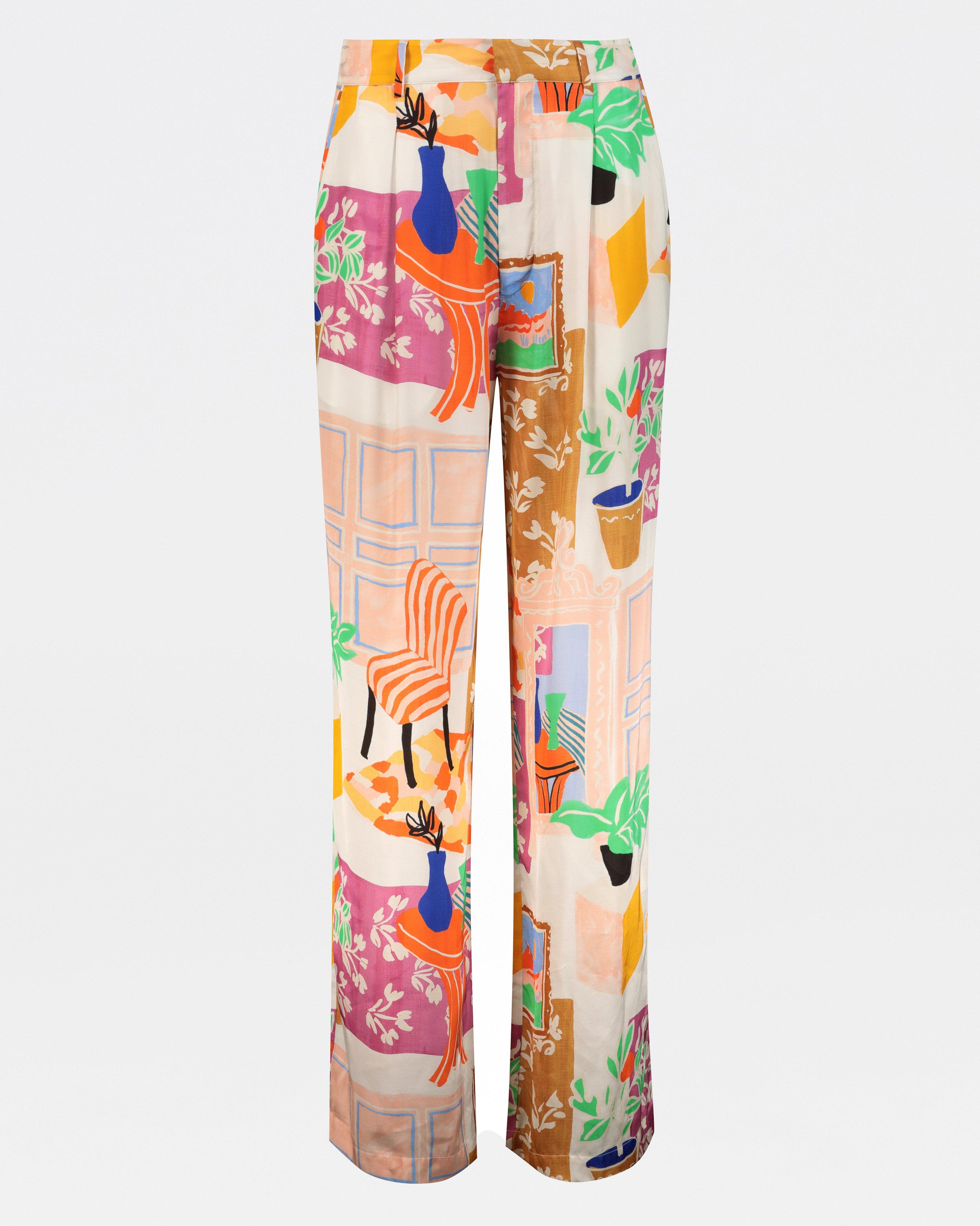 River Printed Pants - Poetry Clothing Store
