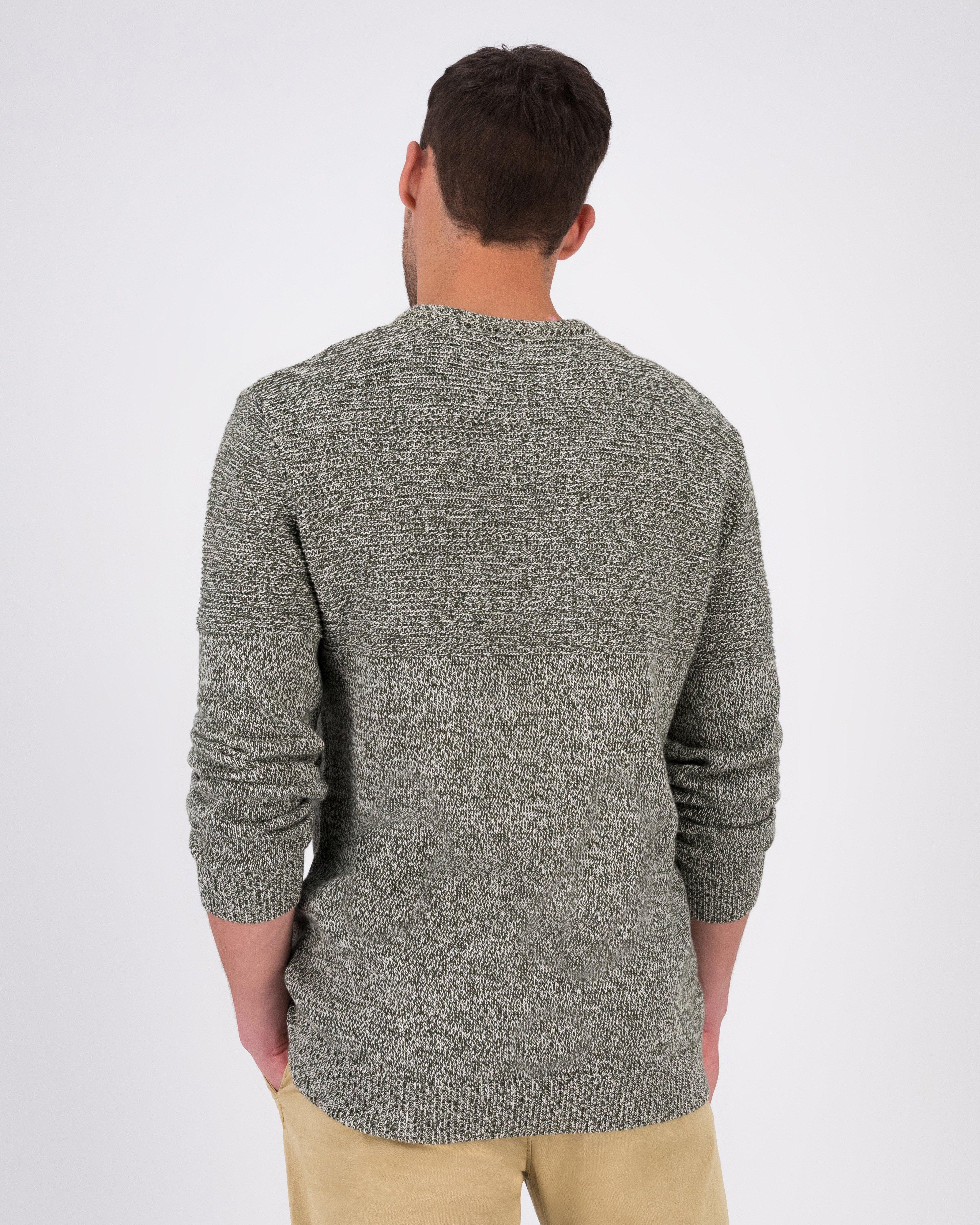 Men’s Crayson Textured Crew Neck Knit | Old Khaki