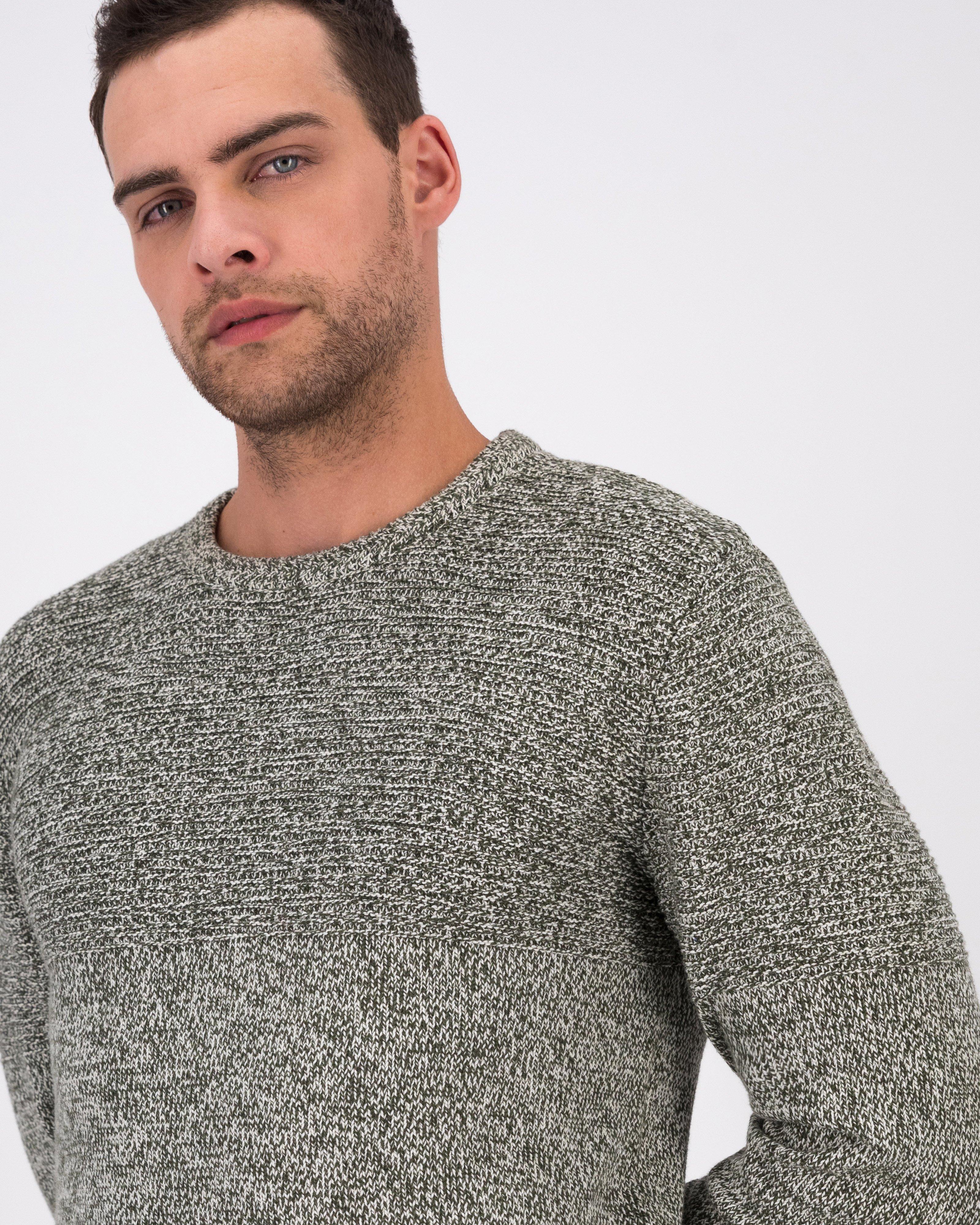 Men’s Crayson Textured Crew Neck Knit | Old Khaki