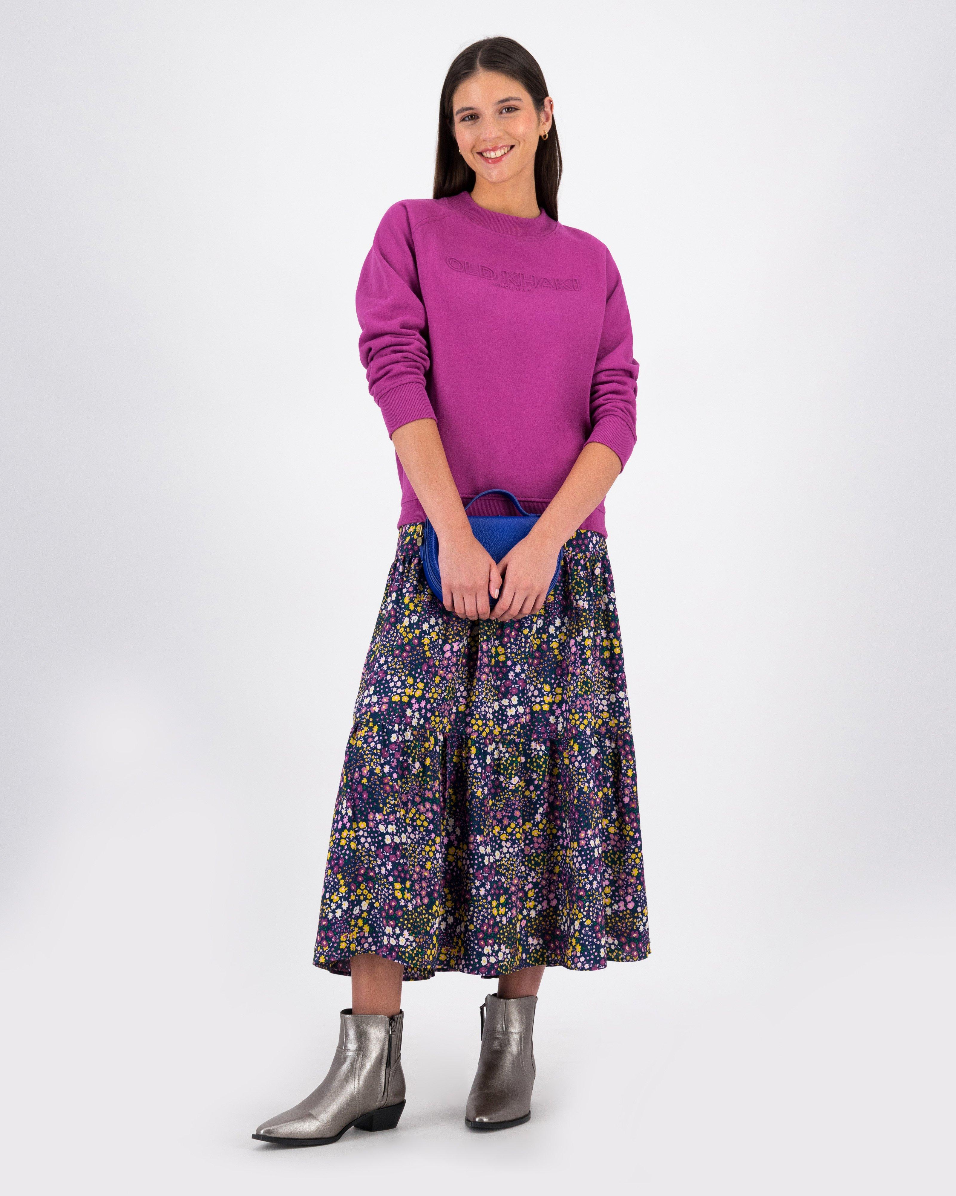 Women’s Luna Tiered Floral Skirt | Old Khaki