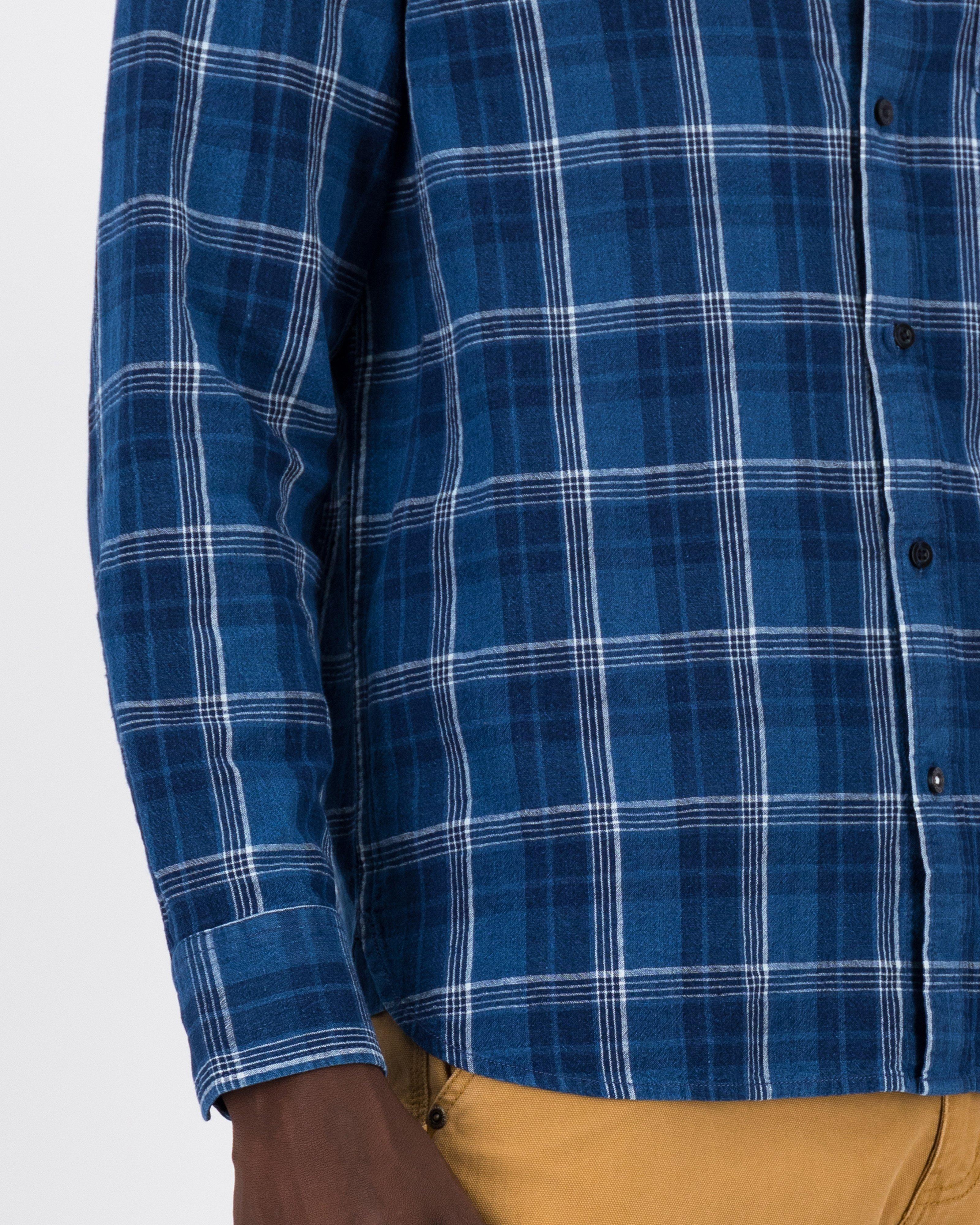 Men’s Jean Check Shirt | Old Khaki