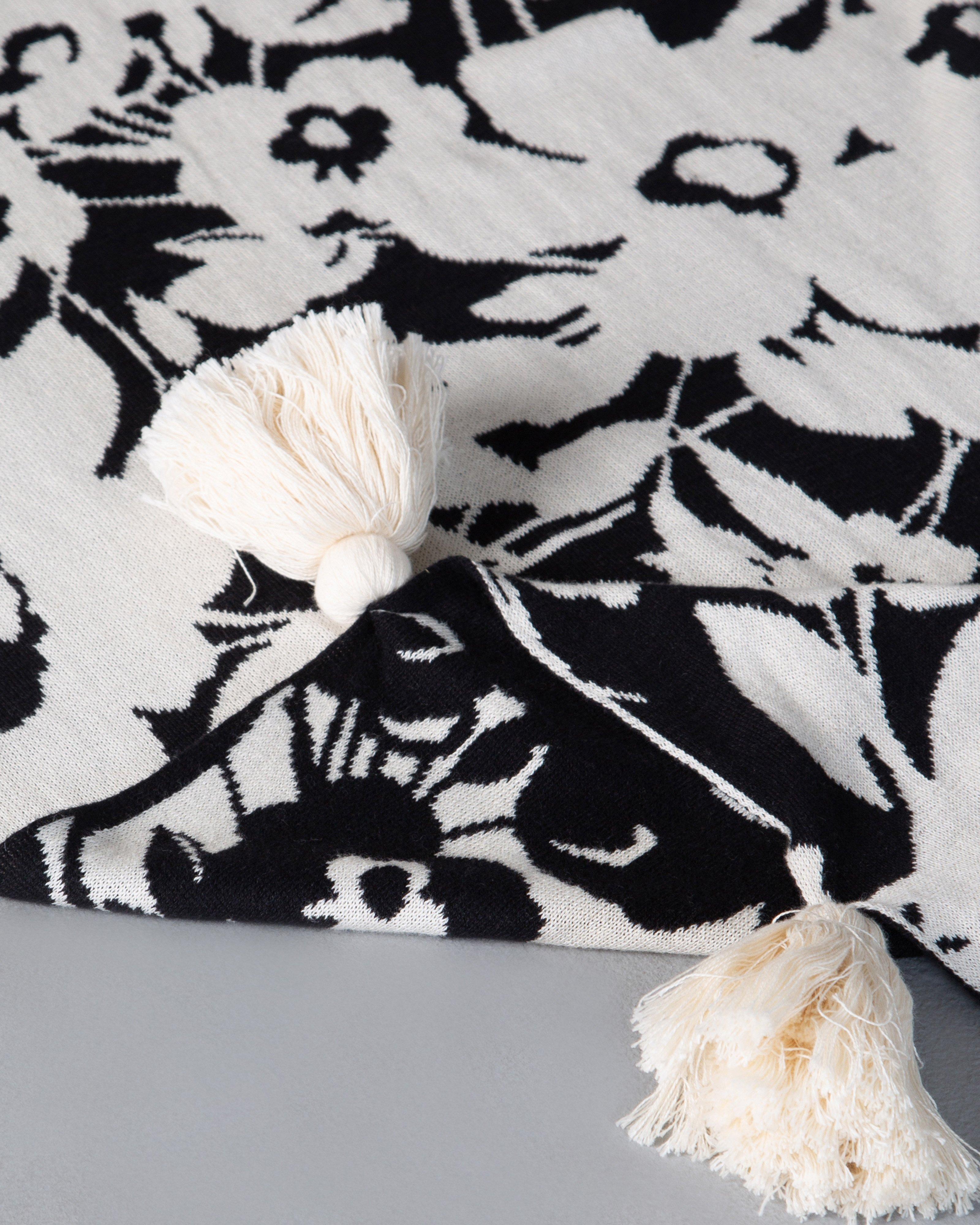 Cut Out Floral Throw - Poetry Clothing Store