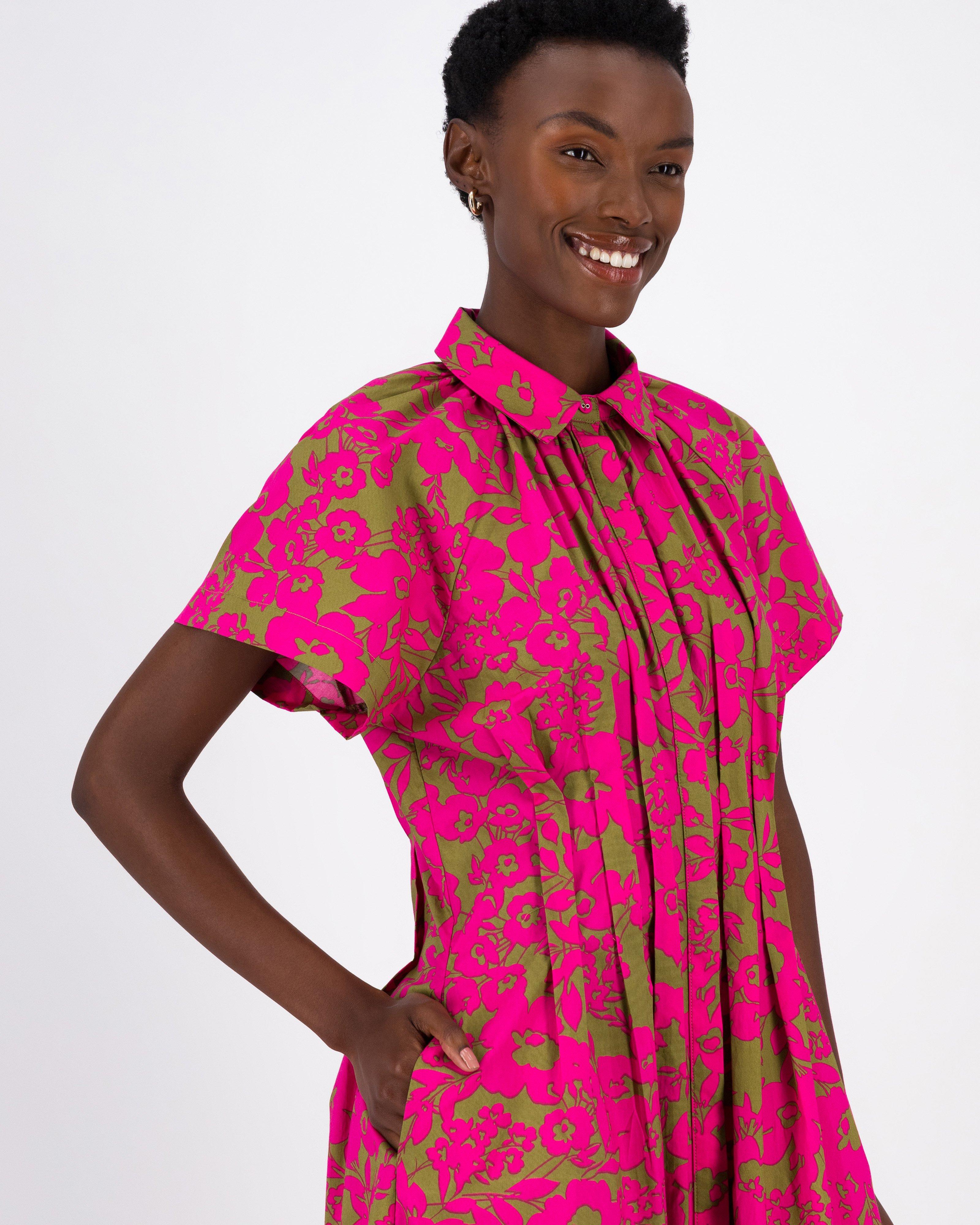 Tiana Waisted Shirt Dress - Poetry Clothing Store