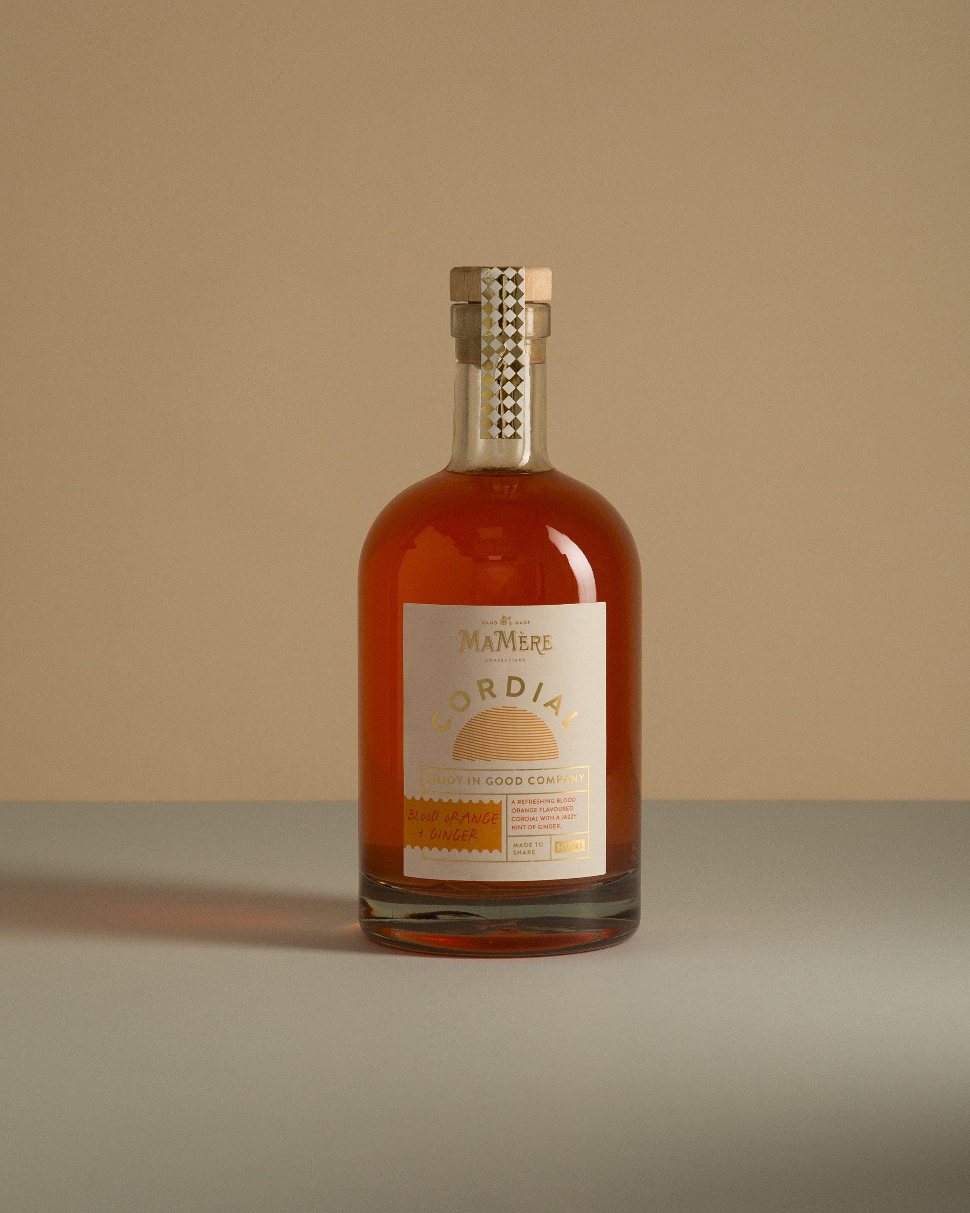 MaMere Blood Orange and Ginger Cordial - Poetry Clothing Store