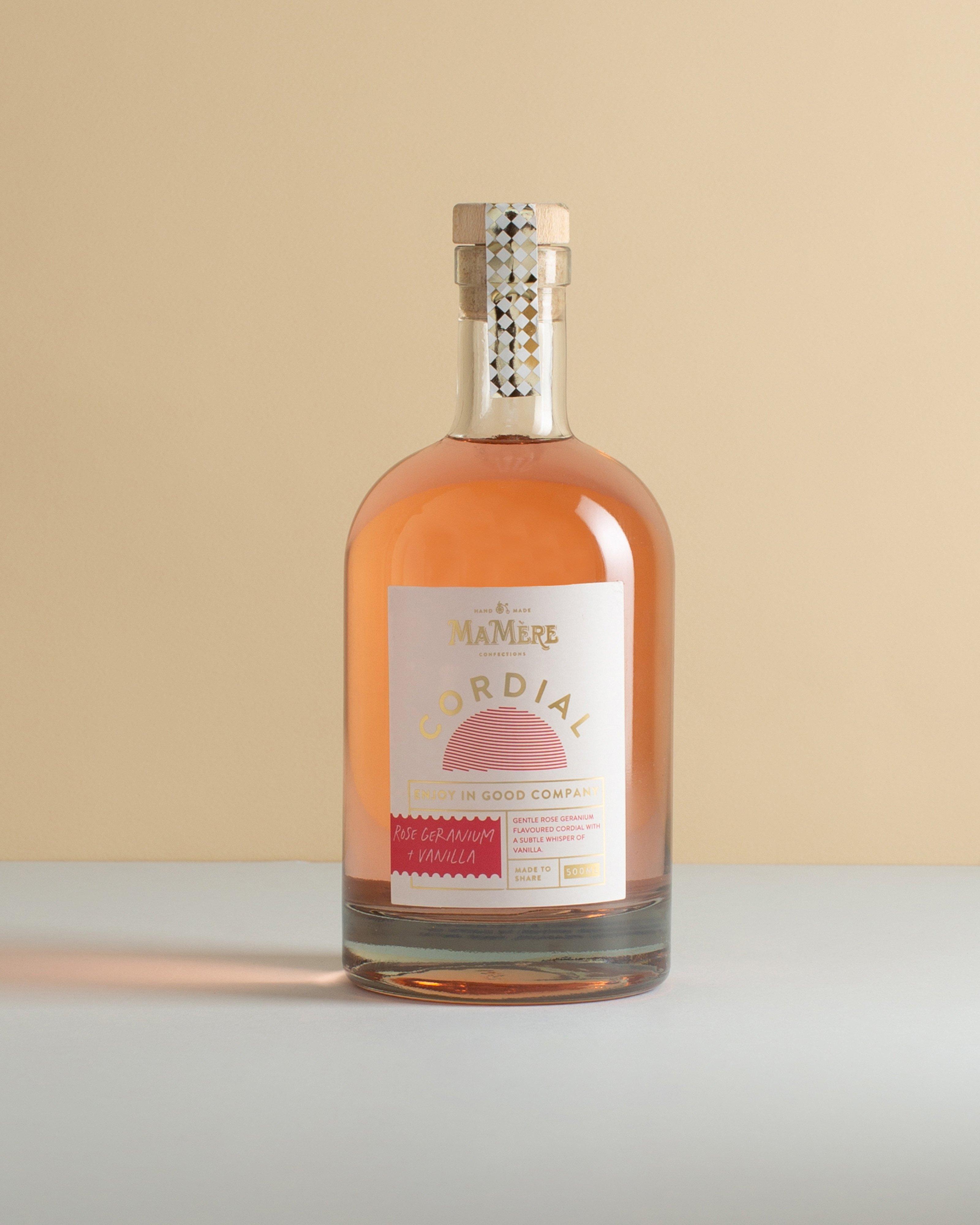 MaMere Rose Geranium Cordial - Poetry Clothing Store
