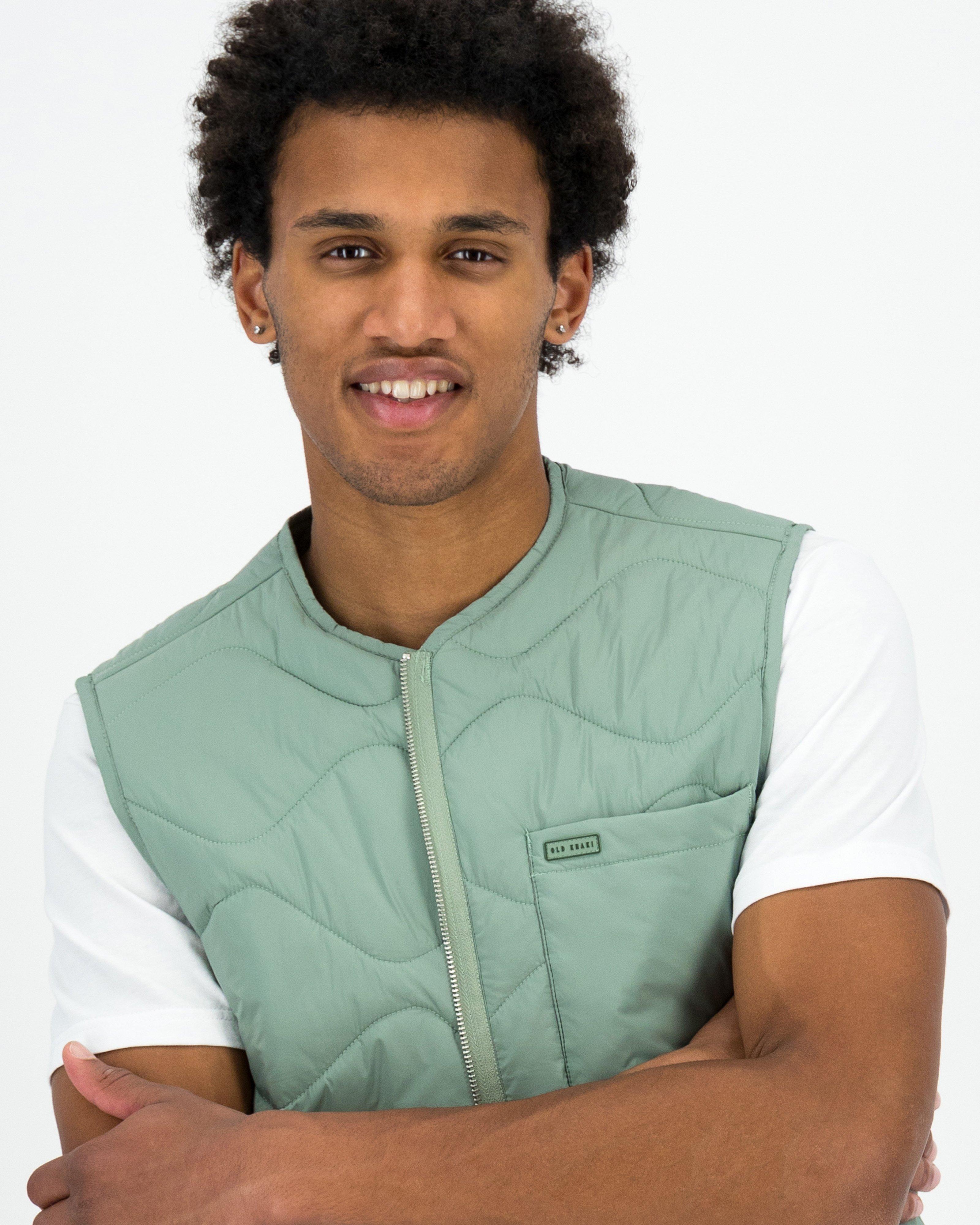 Men’s Alexis Quilted Gilet | Old Khaki