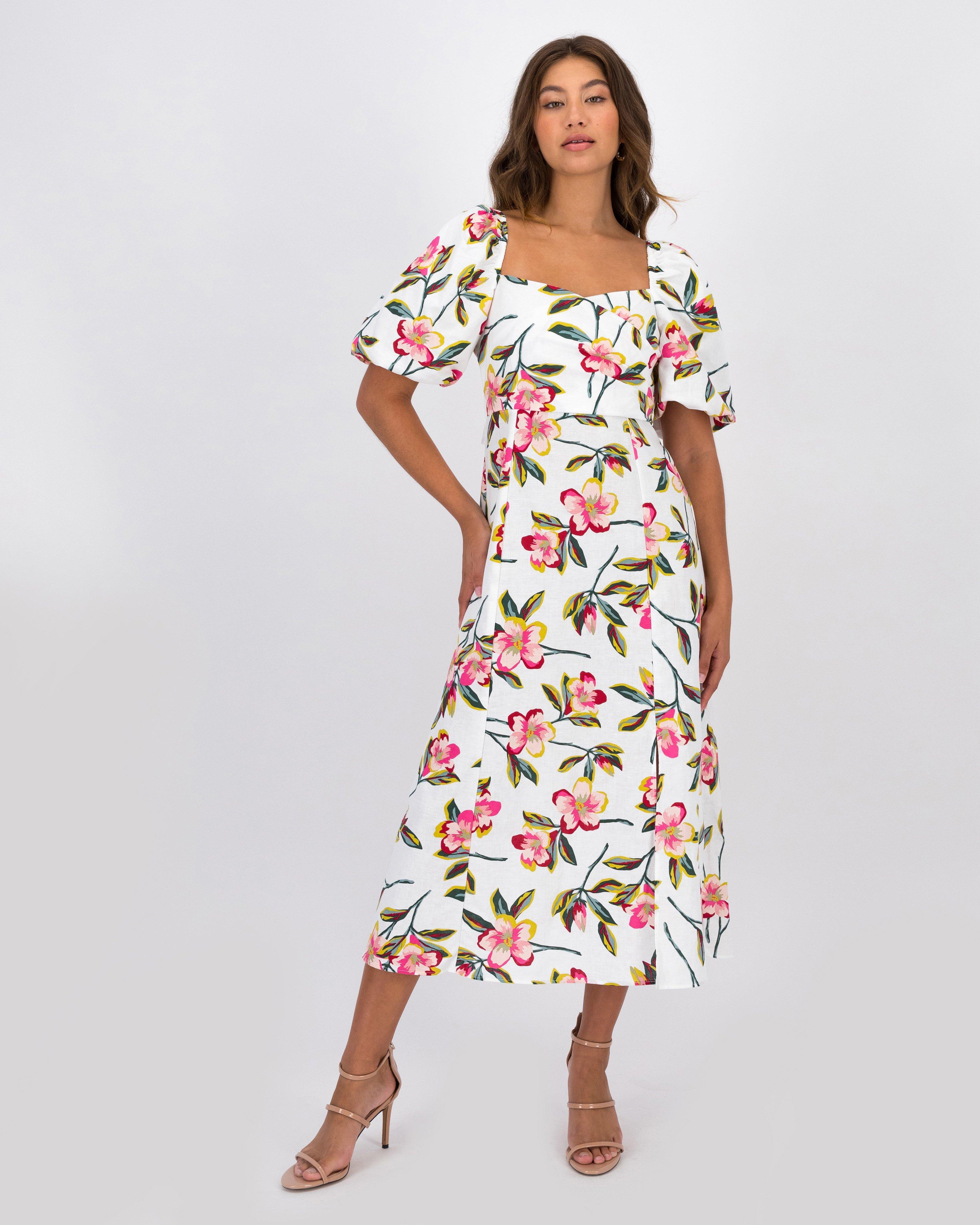 Karen Printed Dress - Poetry Clothing Store